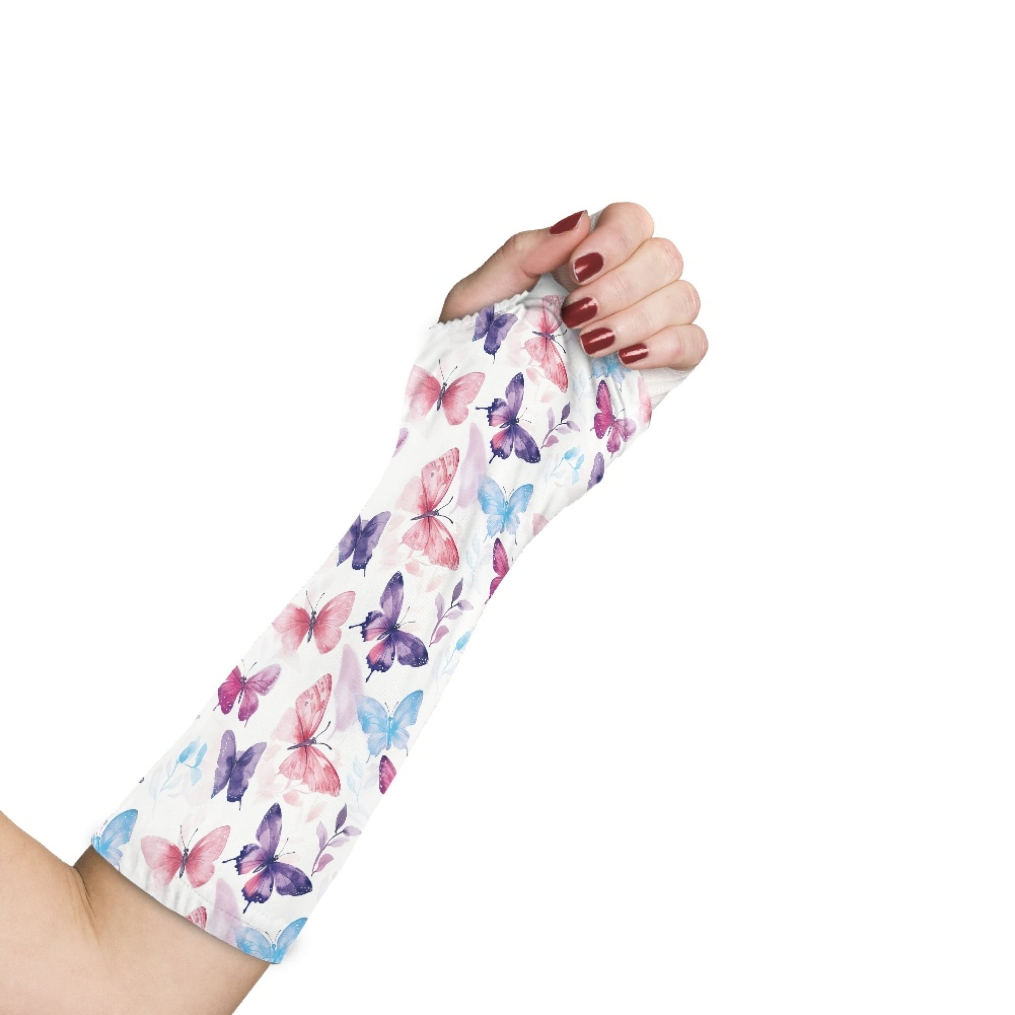 Jiueut Colorful Butterfly Arm Cast Cover Hand Cast Covers for Shower ...