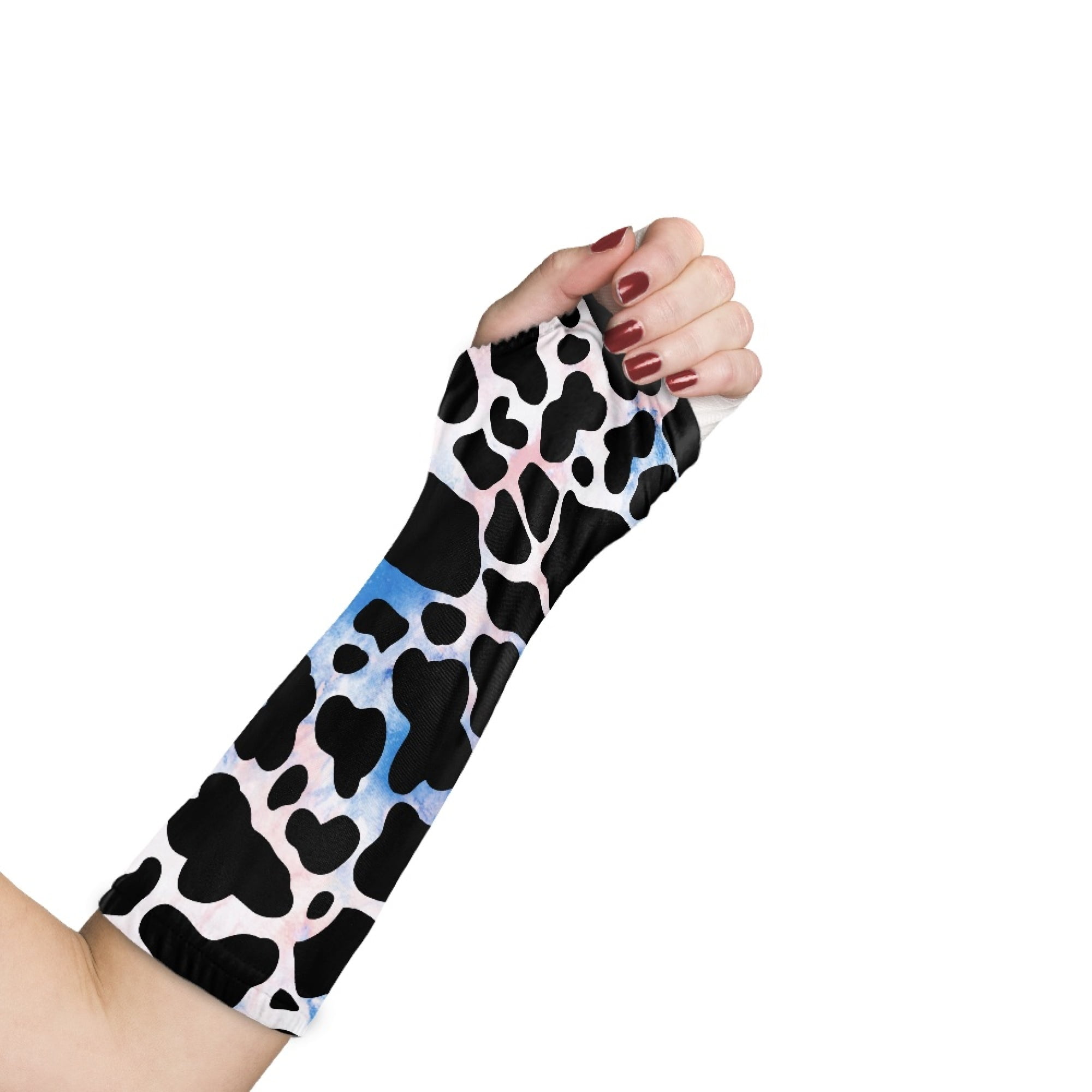 Jiueut Cow Print Arm Cast Cover Arm Cast Protector for Shower Kids ...