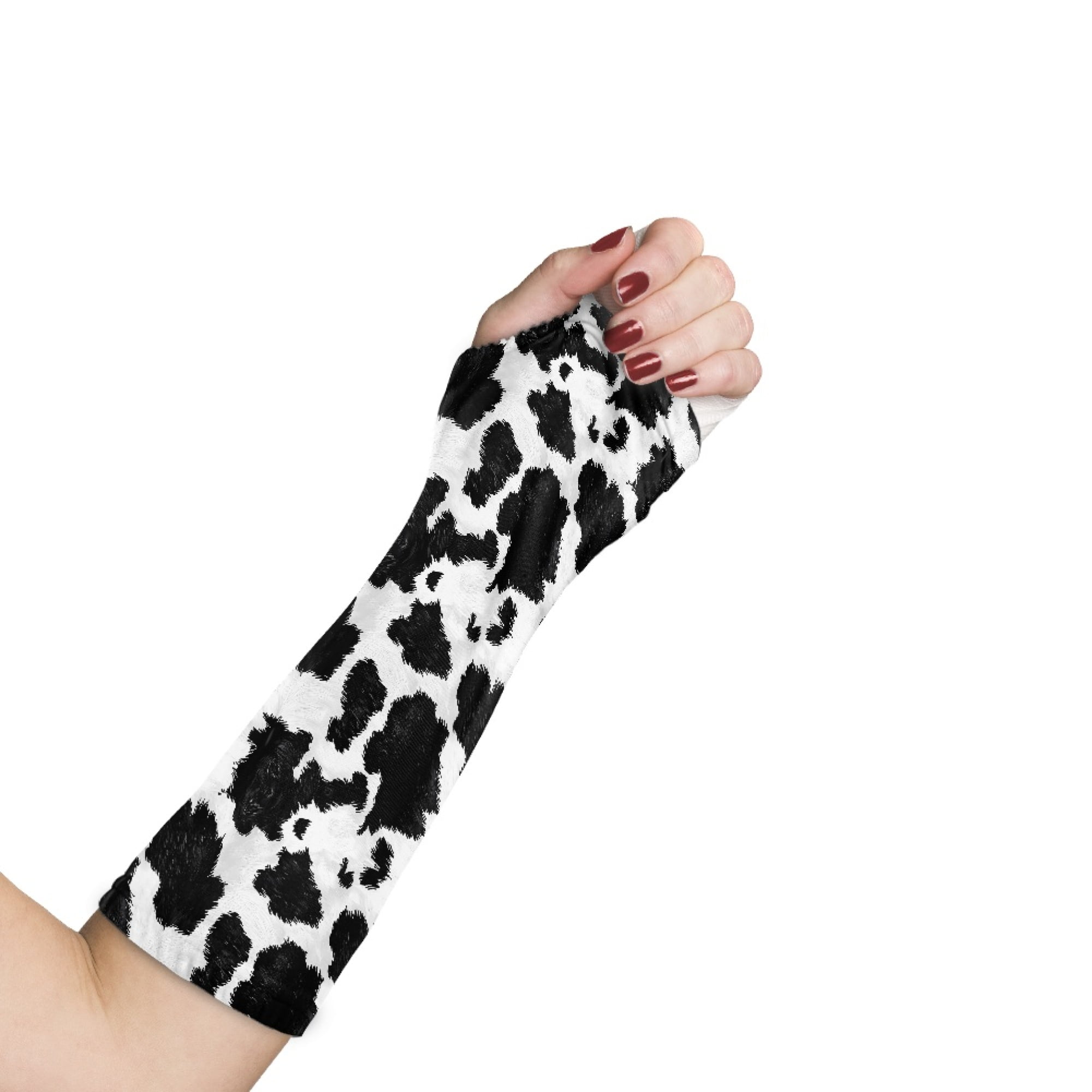 Jiueut Cow Print Arm Cast Cover Arm Wrist Elbow Protection Cover Adult ...