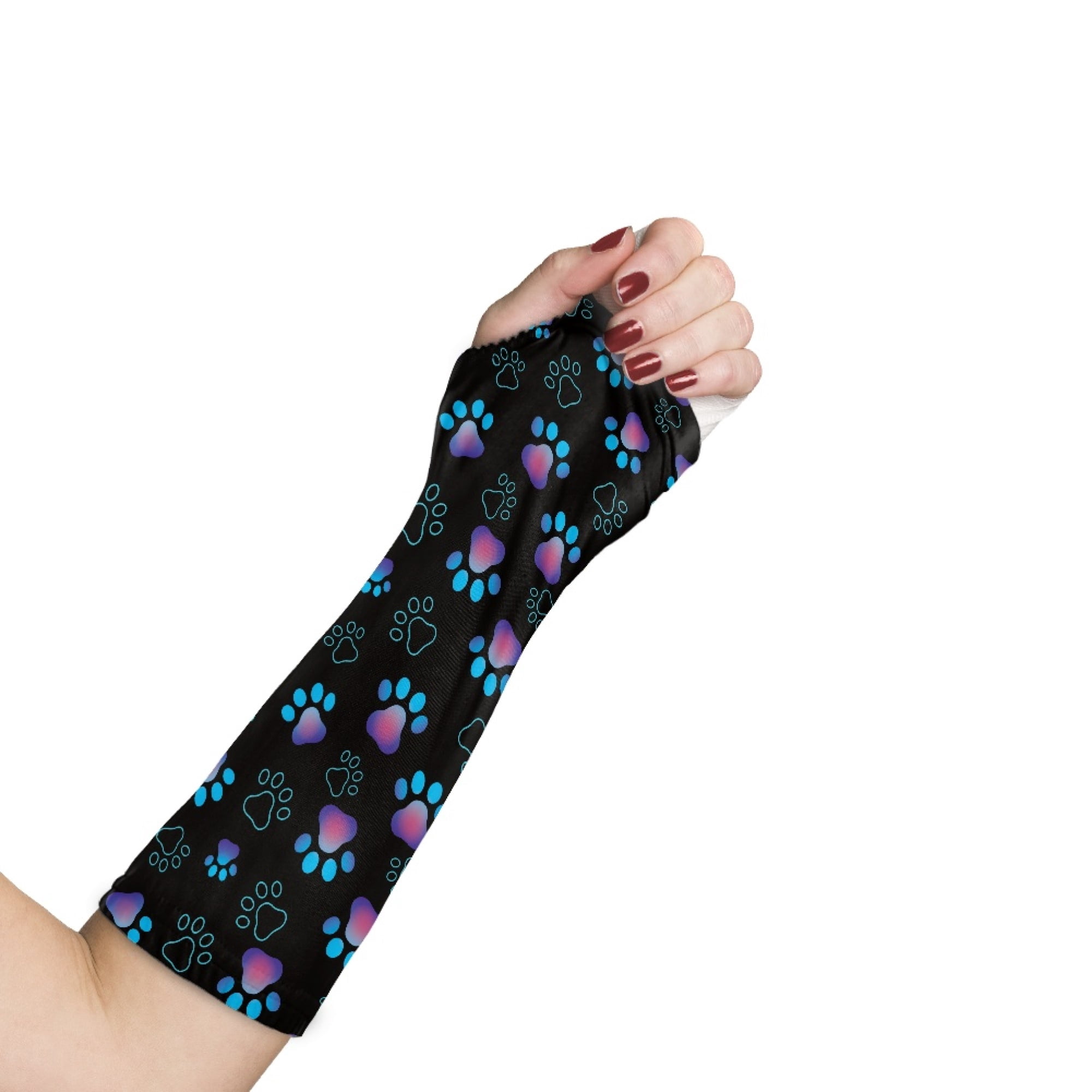 Jiueut Dog Paw Arm Cast Cover Arm Cast Sleeve with Thumb Cover Wrist ...