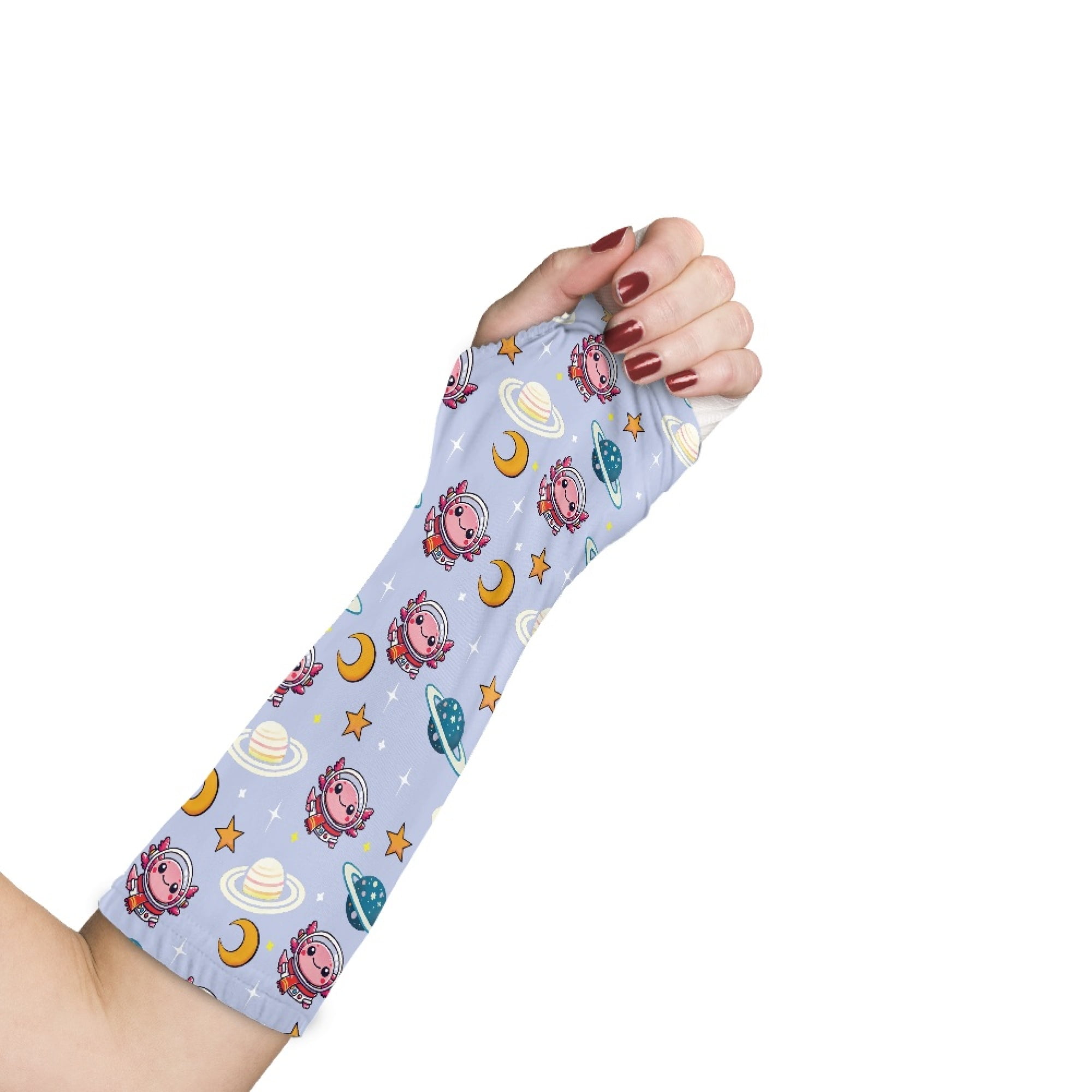 Jiueut Galaxy Axolotl Arm Cast Cover Arm Cast Covers for Shower Adult ...
