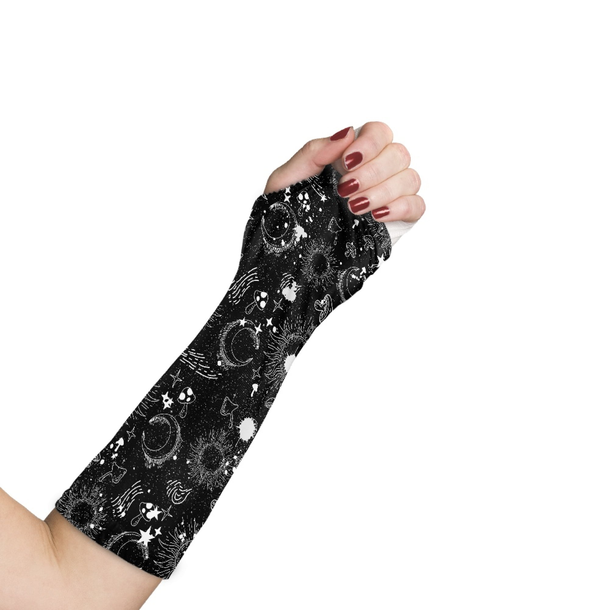 Jiueut Galaxy Star Arm Cast Cover Decorative Arm Plaster Cover with A ...