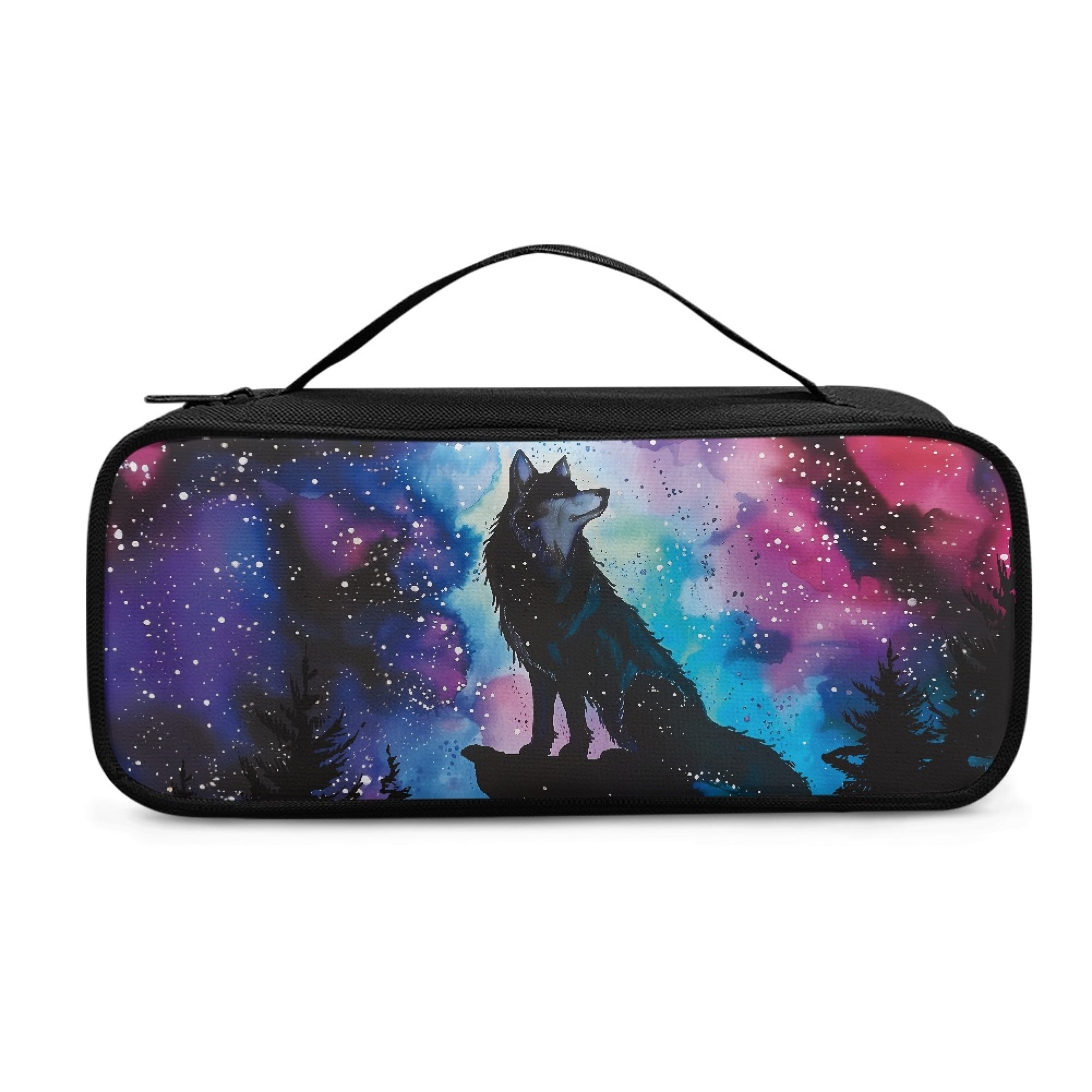 Jiueut Galaxy Wolf Stethoscope Storage Bag Nurse Pouch With Stethoscope ...