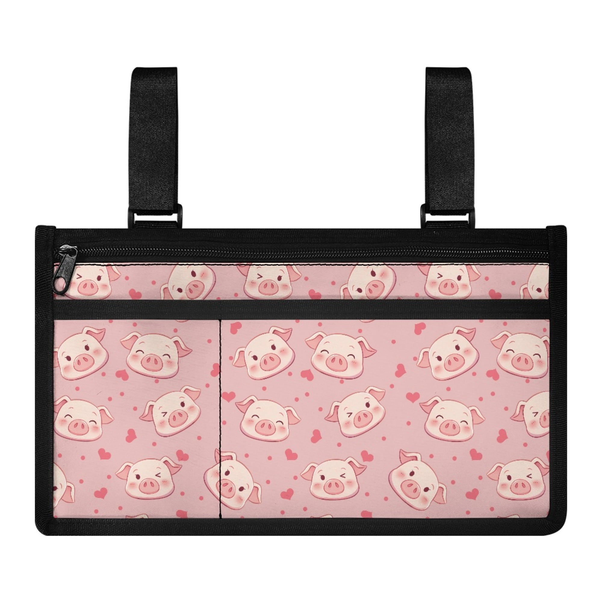 Jiueut Heart Pig Wheelchair Bags to Hang on Side Power Wheelchair Side ...