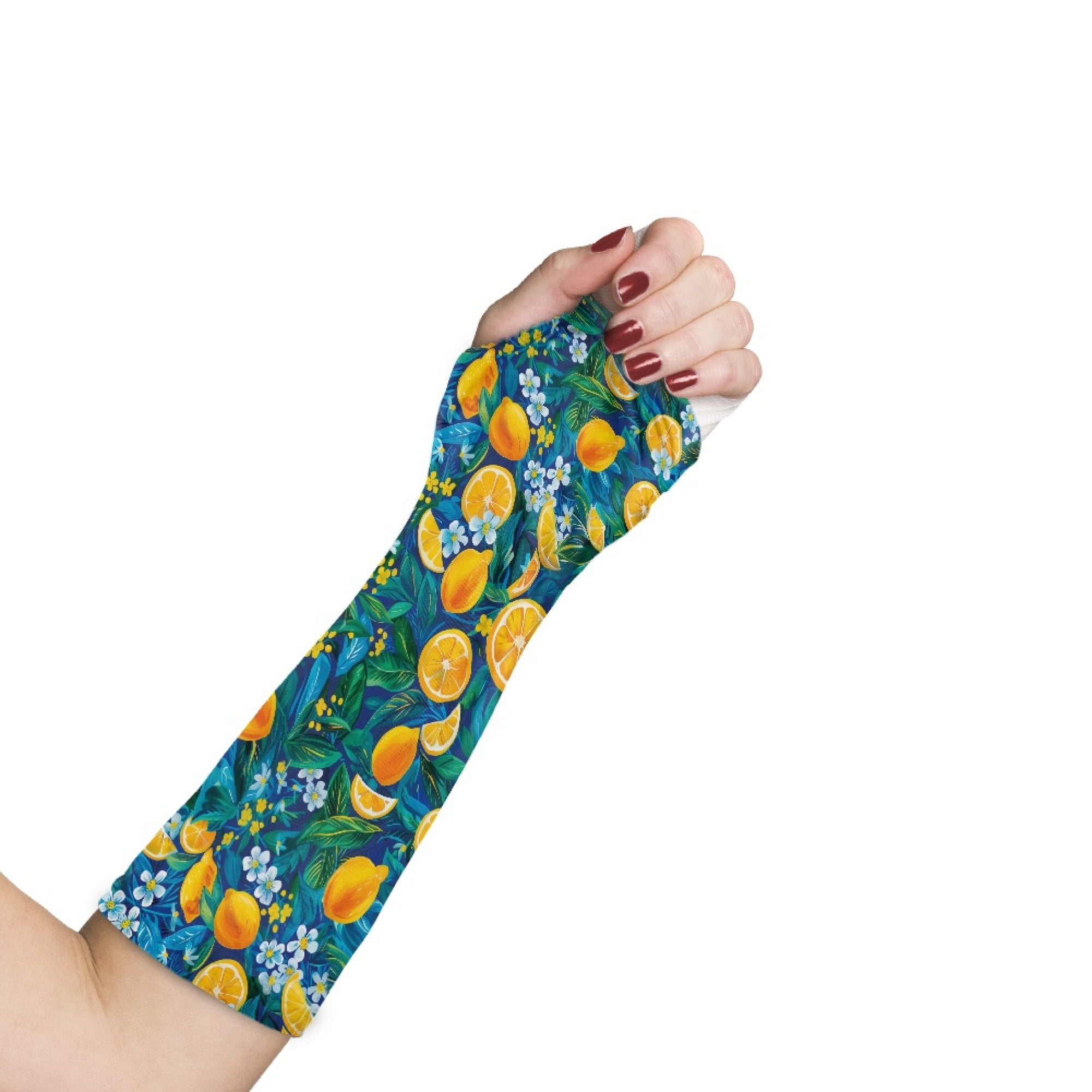 Jiueut Lemon Arm Cast Cover Adult Waterproof Arm Cast Wound Cover ...