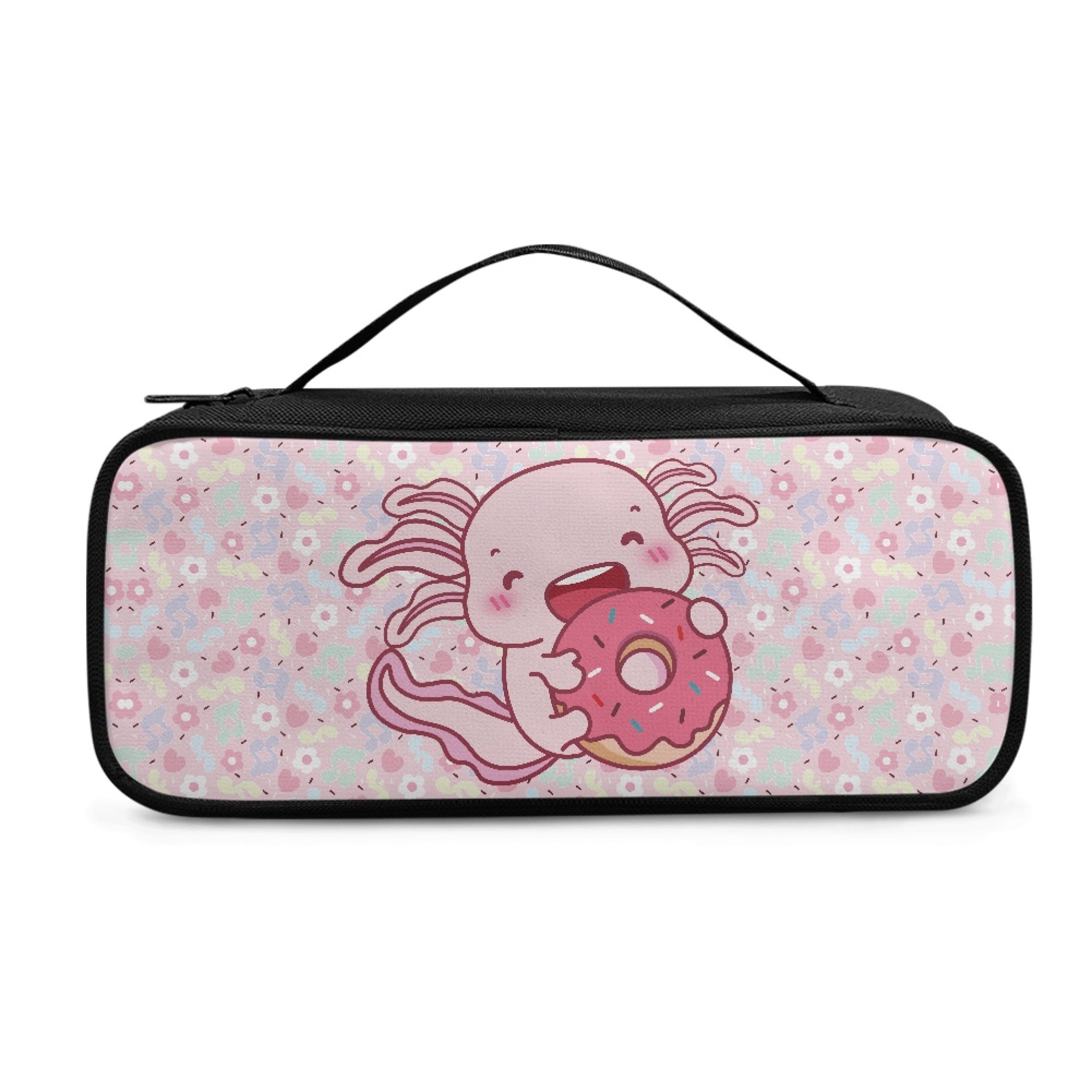 Jiueut Pink Axolotl Stethoscope Storage Bag Stethoscope Case Kit ...
