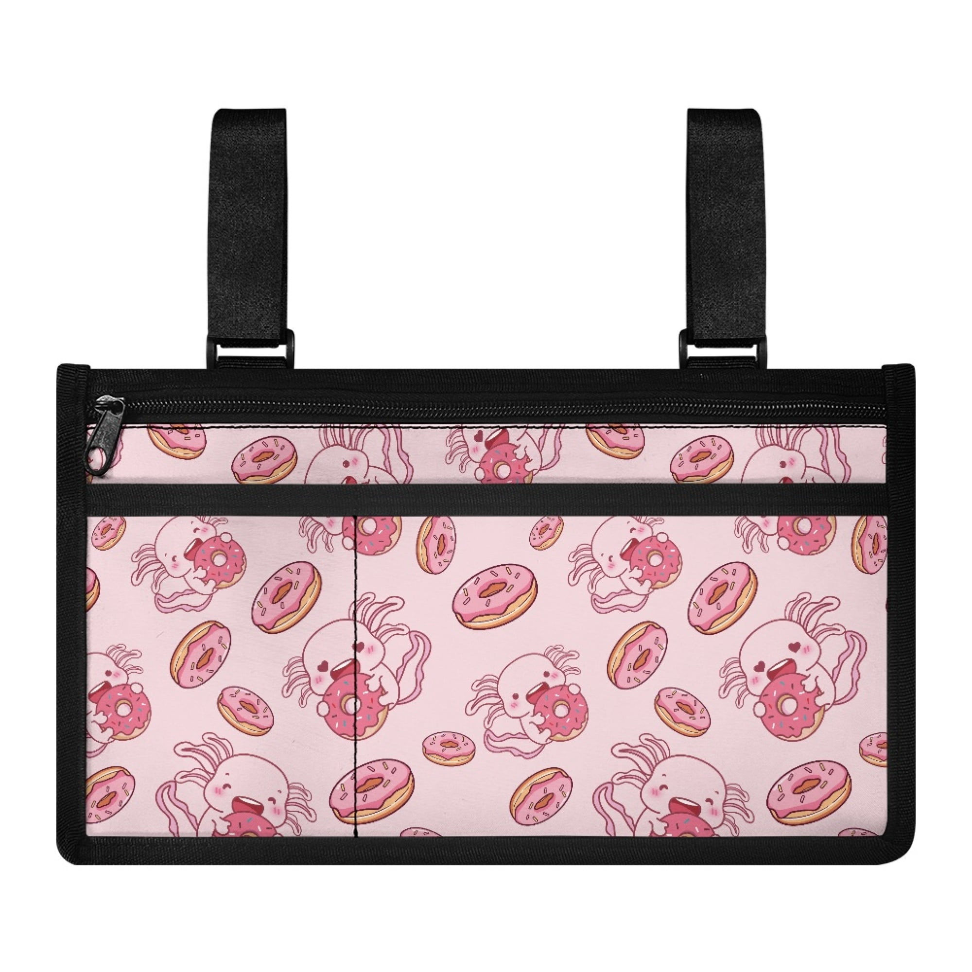 Jiueut Pink Axolotl Wheelchair Armrest Side Hanging Storage Bag ...