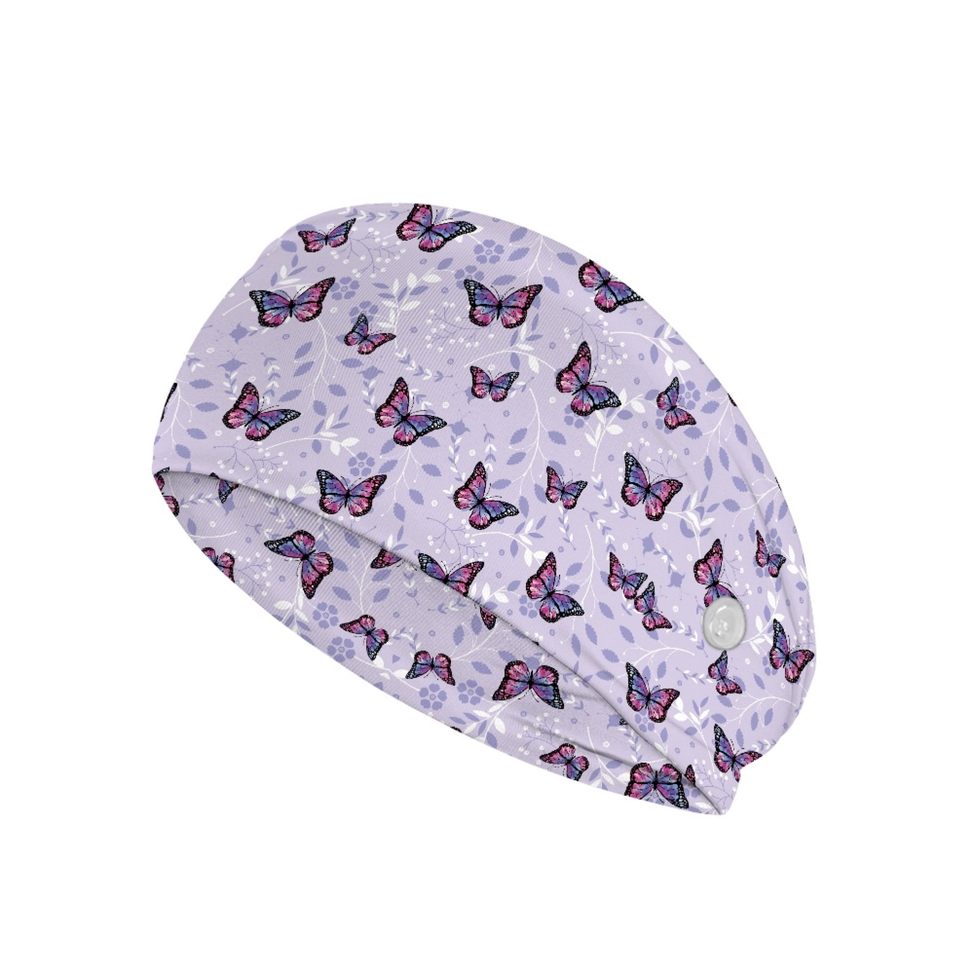 Jiueut Purple Butterfly Nurse Button Headband Medical Assistant ...