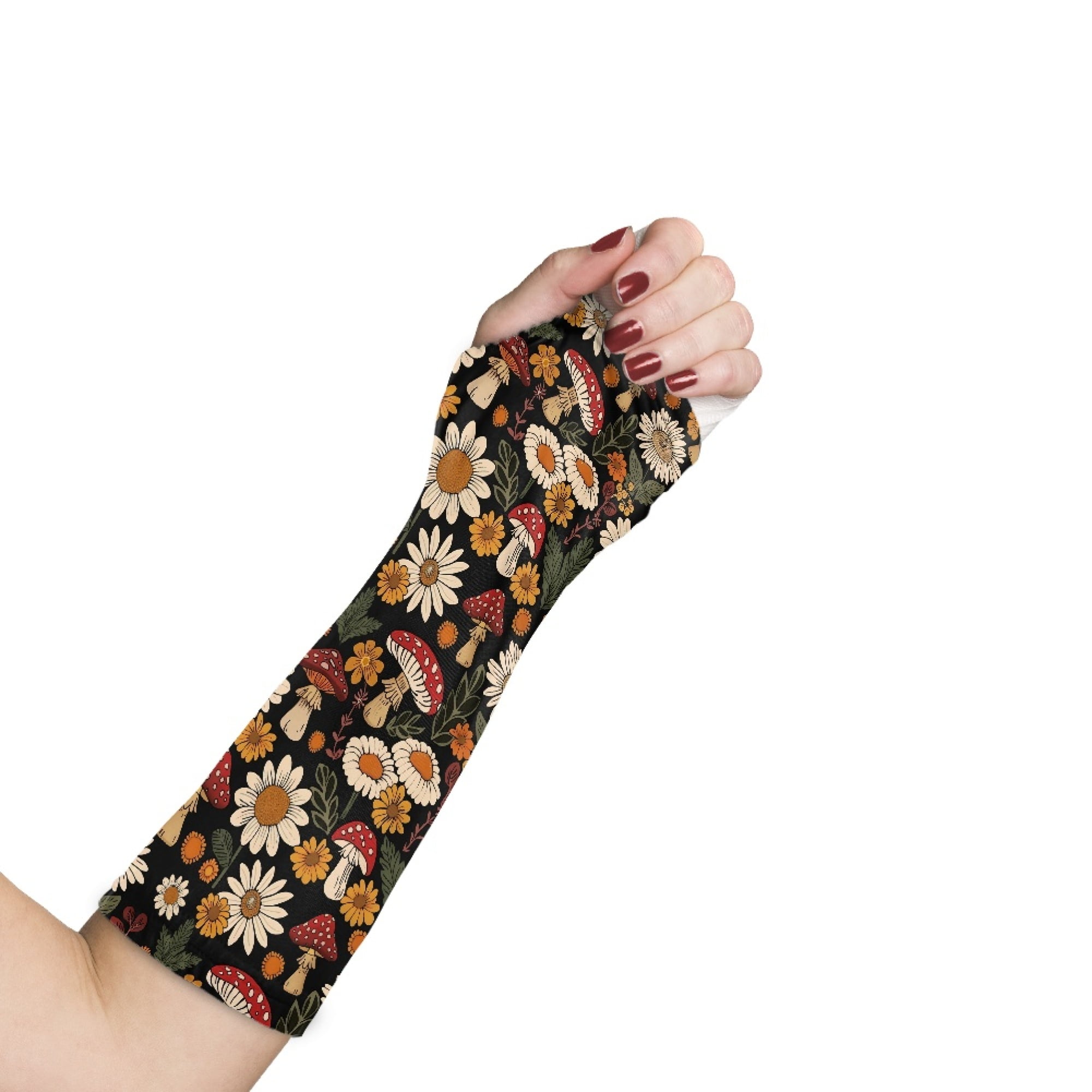 Jiueut Red Mushroom Arm Cast Cover Hand Cast Covers for Shower Adult ...