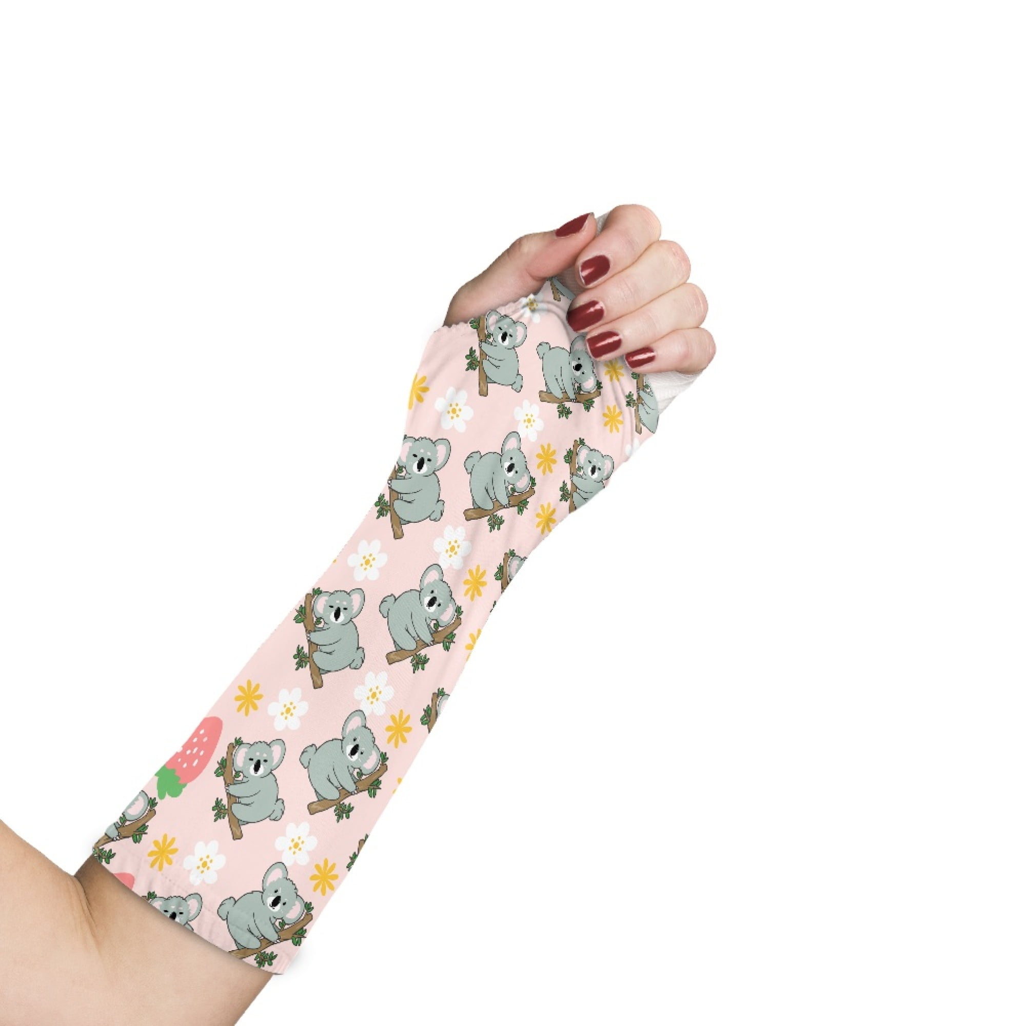 Jiueut Strawberry Koala Arm Cast Cover Arm Cast Protector for Shower ...