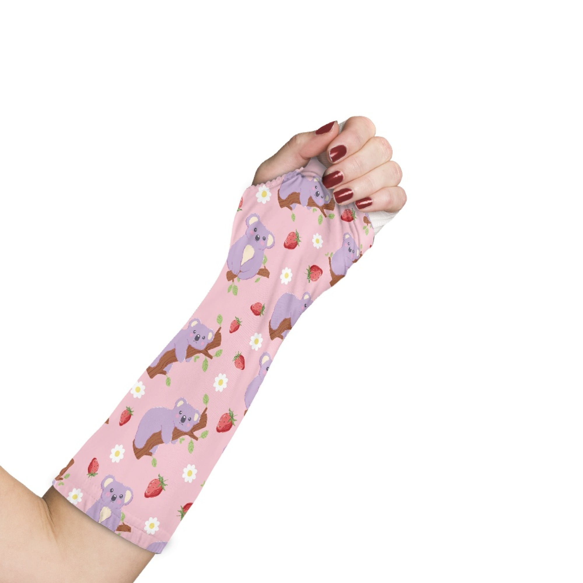 Jiueut Strawberry Koala Arm Cast Cover Arm Cast Protector for Shower ...