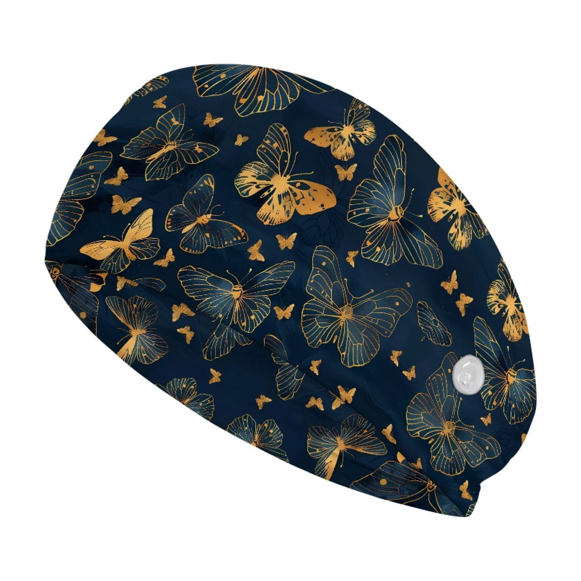 Jiueut Vintage Butterfly Nurse Button Headband Headbands for Nurses ...