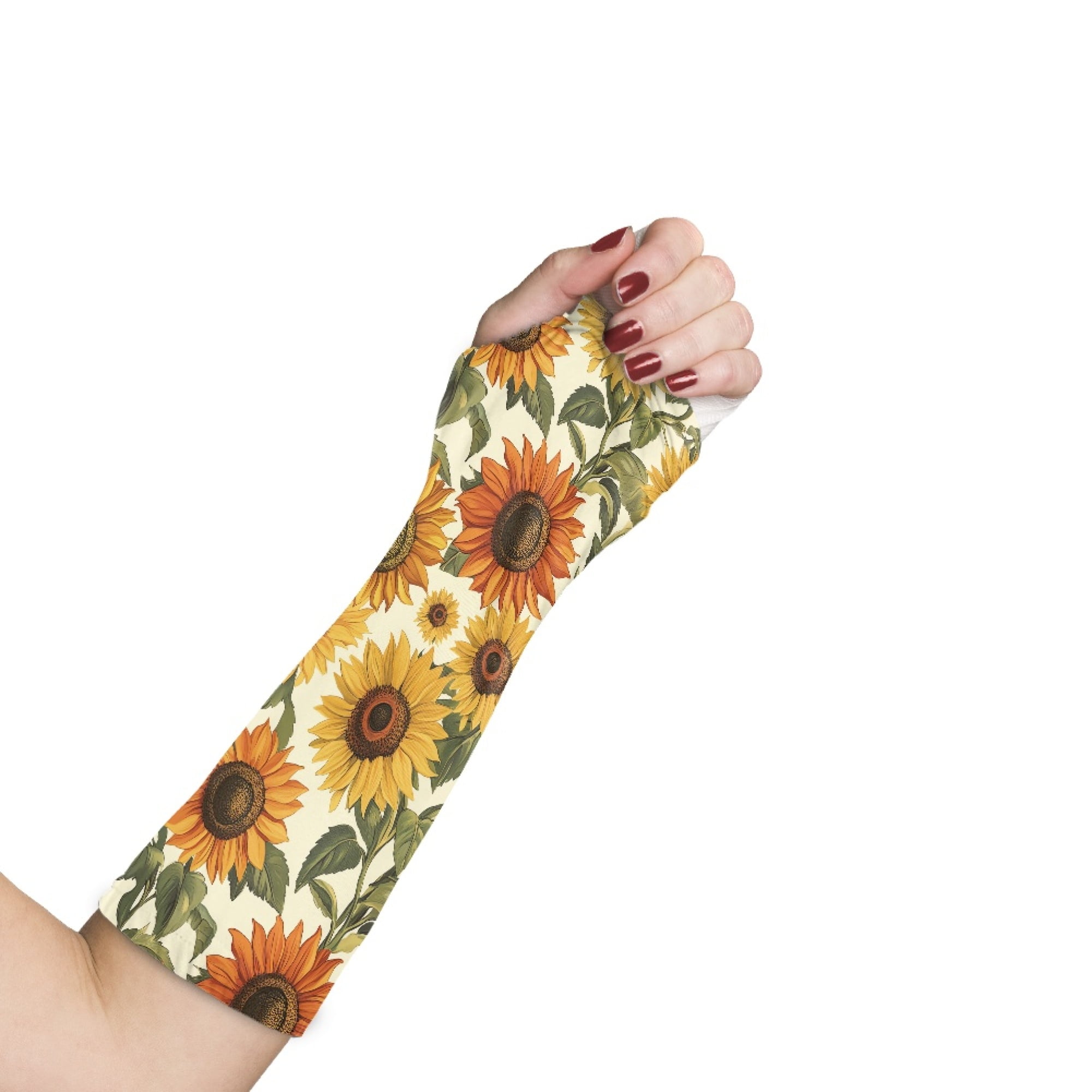 Jiueut Vintage Sunflower Arm Cast Cover Arm Cast Covers for Shower ...