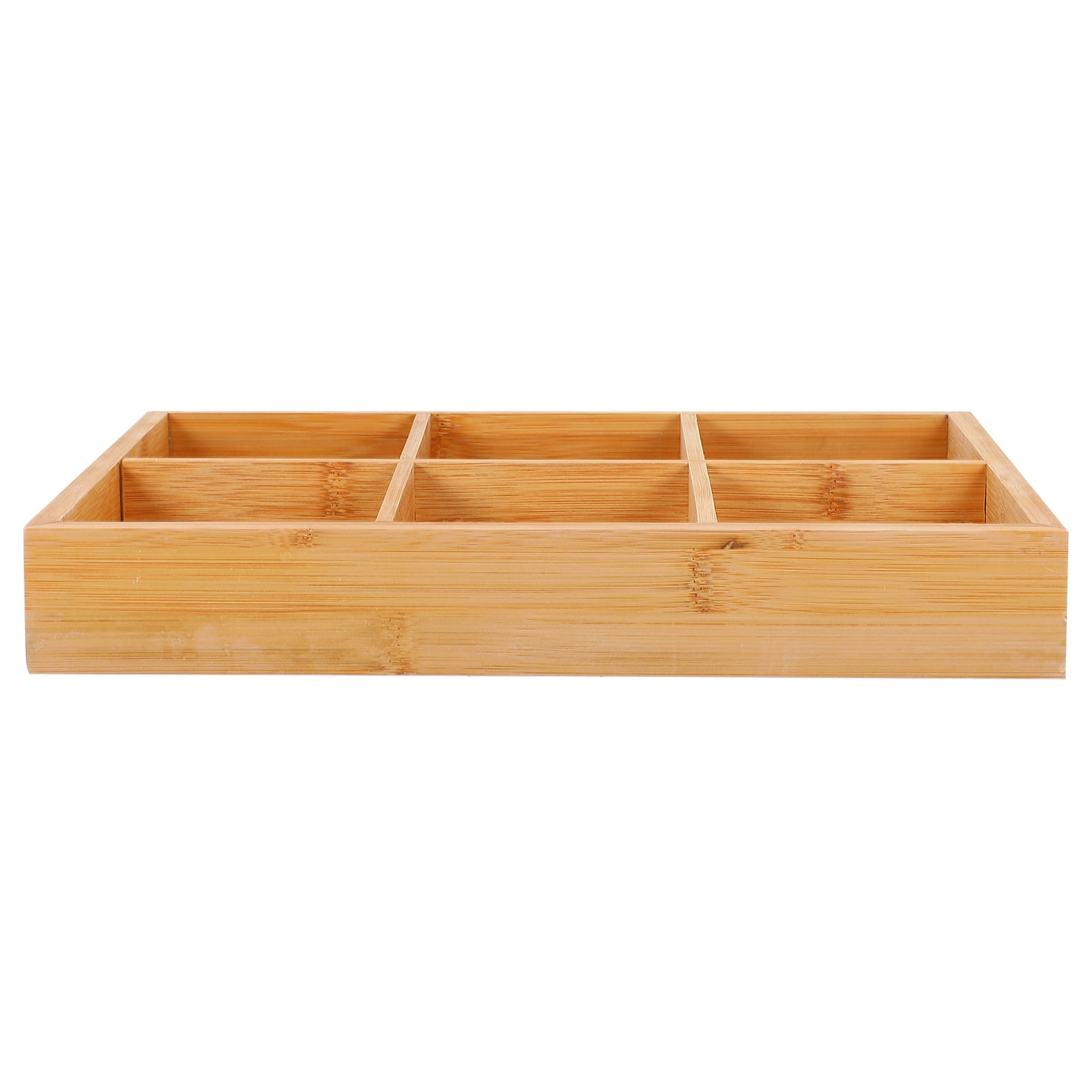 Eease 1pc Bamboo Serving Tray Food Serving Tray Divided Food Plate for ...