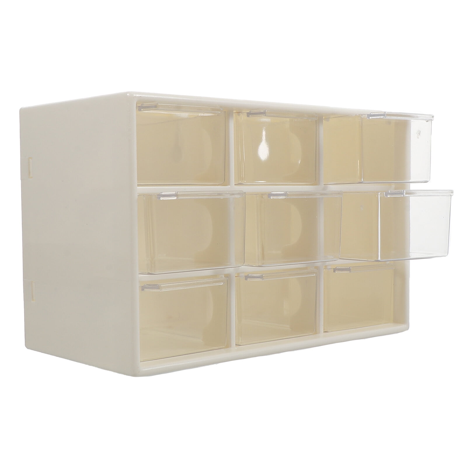 Jiugongge Storage Box Drawers Toiletries Container Dustproof Plastic ...