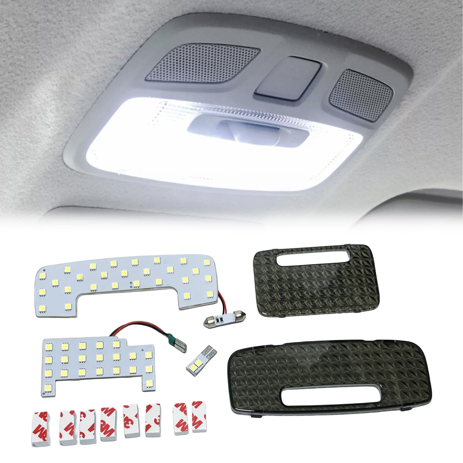 Jixrvur Led Interior Reading IFF17 Trunk Lamp Bulb Dome Map lights ...