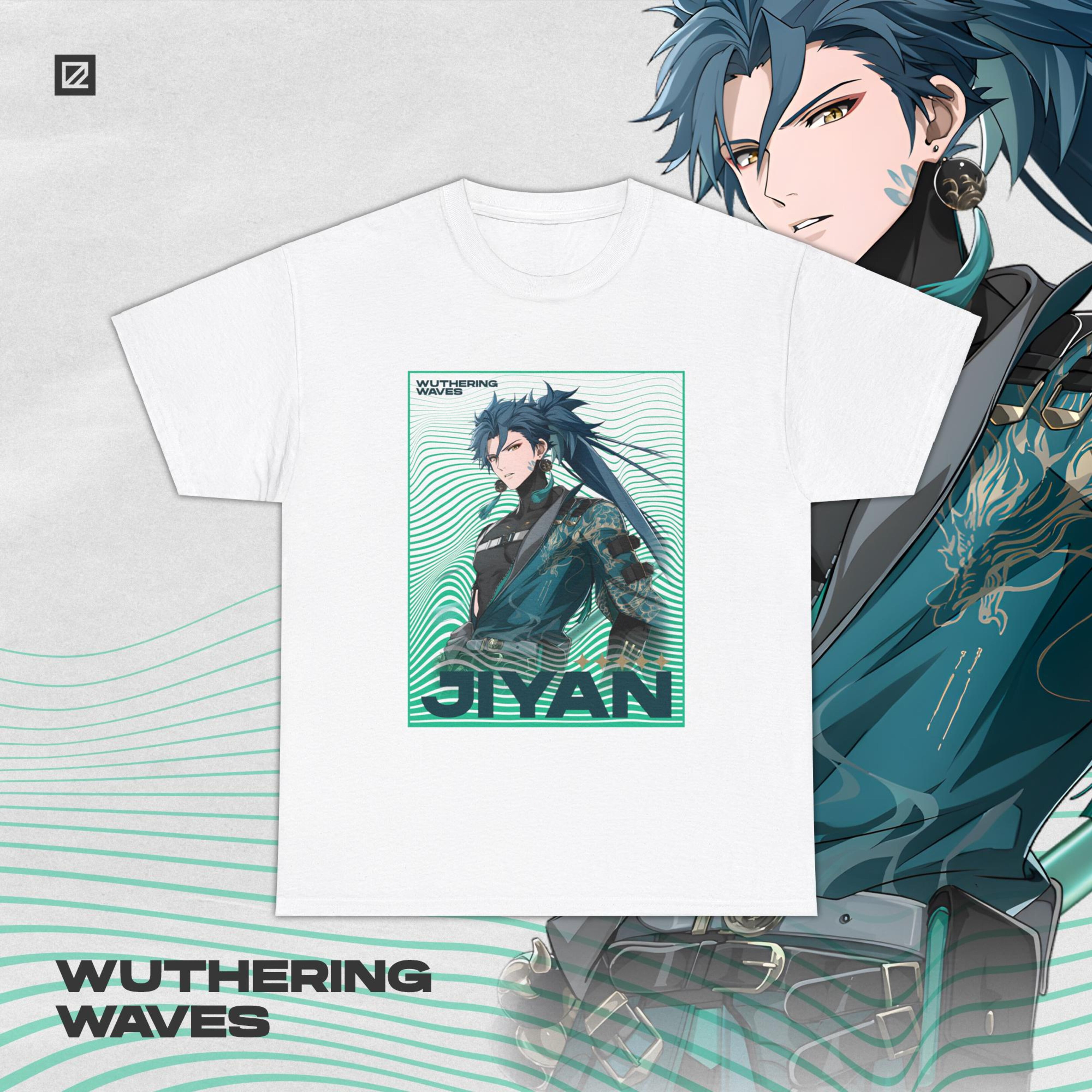 Jiyan Wuthering Waves Shirt Gacha Game Merch Fan Shirt Unisex Cotton ...