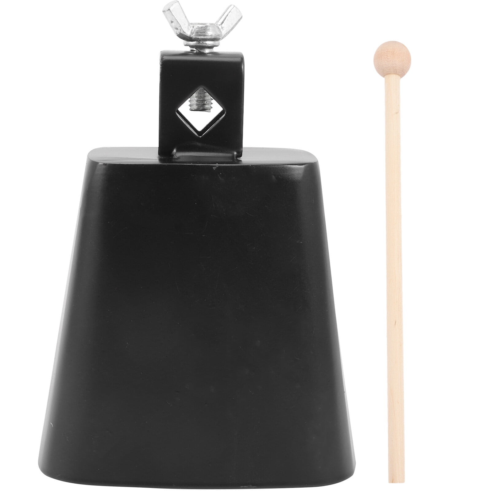 Jiyike 1 Set Metal Cowbell With Stick Hand Percussion Cowbell Noise ...