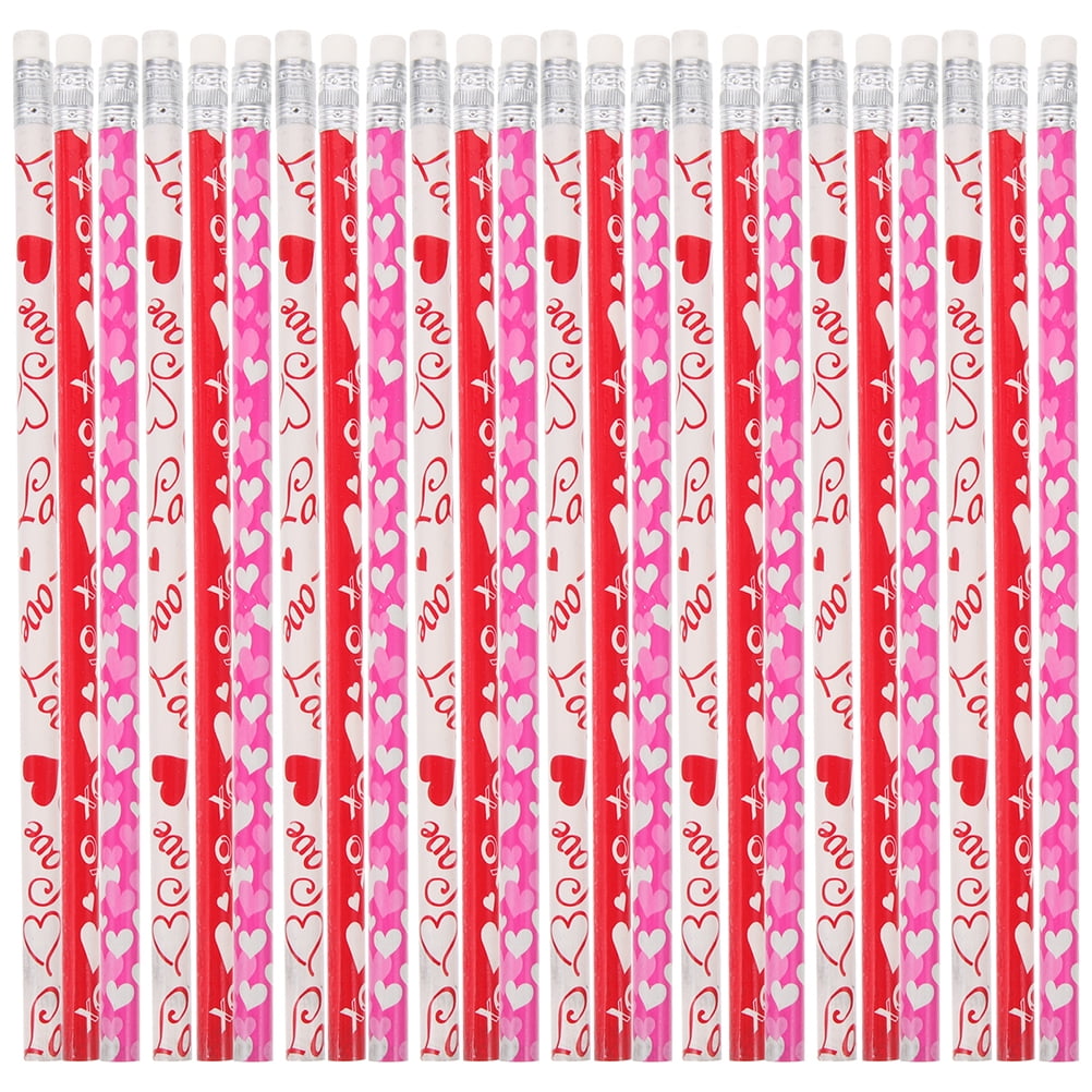 Jiyike 100Pcs Multi-function Pencils with Eraser Portable Wood Pencils ...