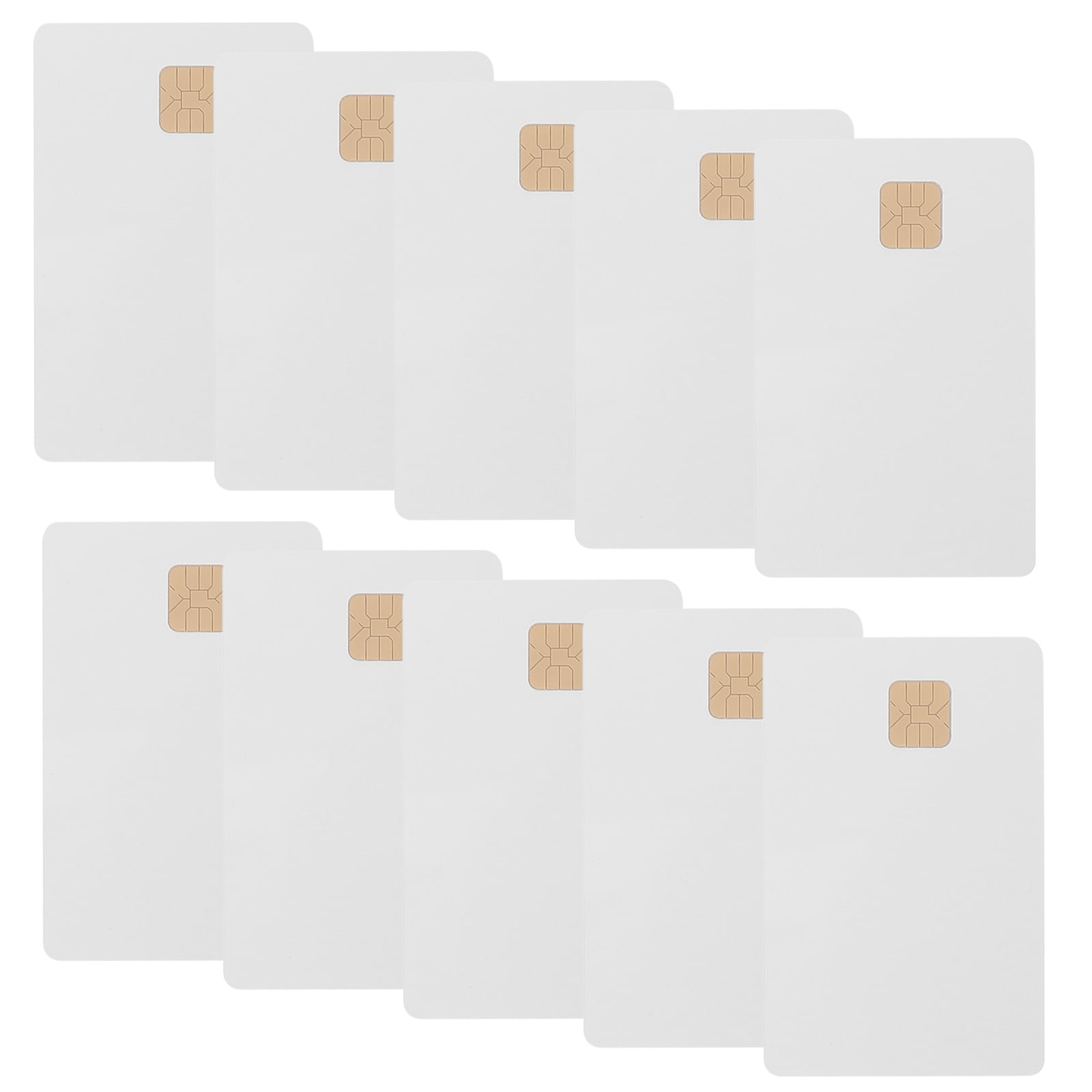 Jiyike 10pcs White Card With Chip Hotel Key Card Blank Intelligent Card ...