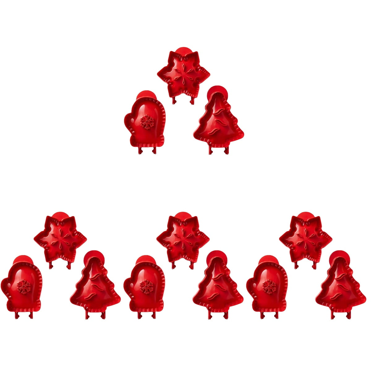 Jiyike 12 pcs Pie Baking Mold Nonstick Pie Mold Fruit Shaped Cooking ...