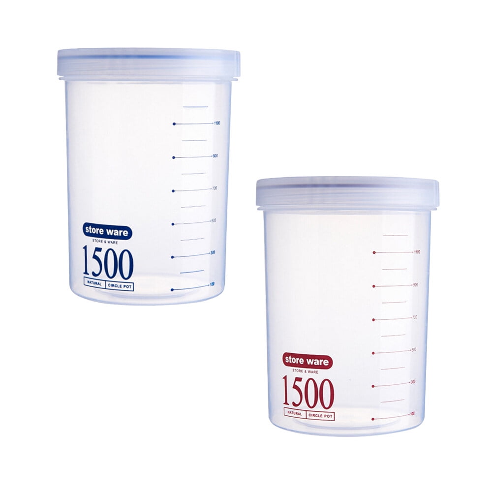 Jiyike 1500ml Cereal Dry Food Storage Container Airtight Leakproof ...