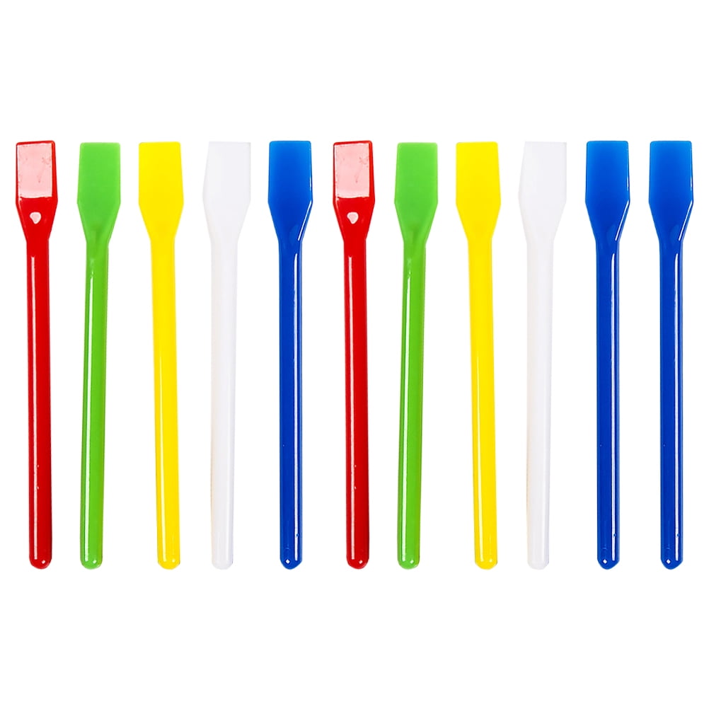 Jiyike 20Pcs Paint Stirring Rods Pigment Mixing Rod Plastic Stirring ...