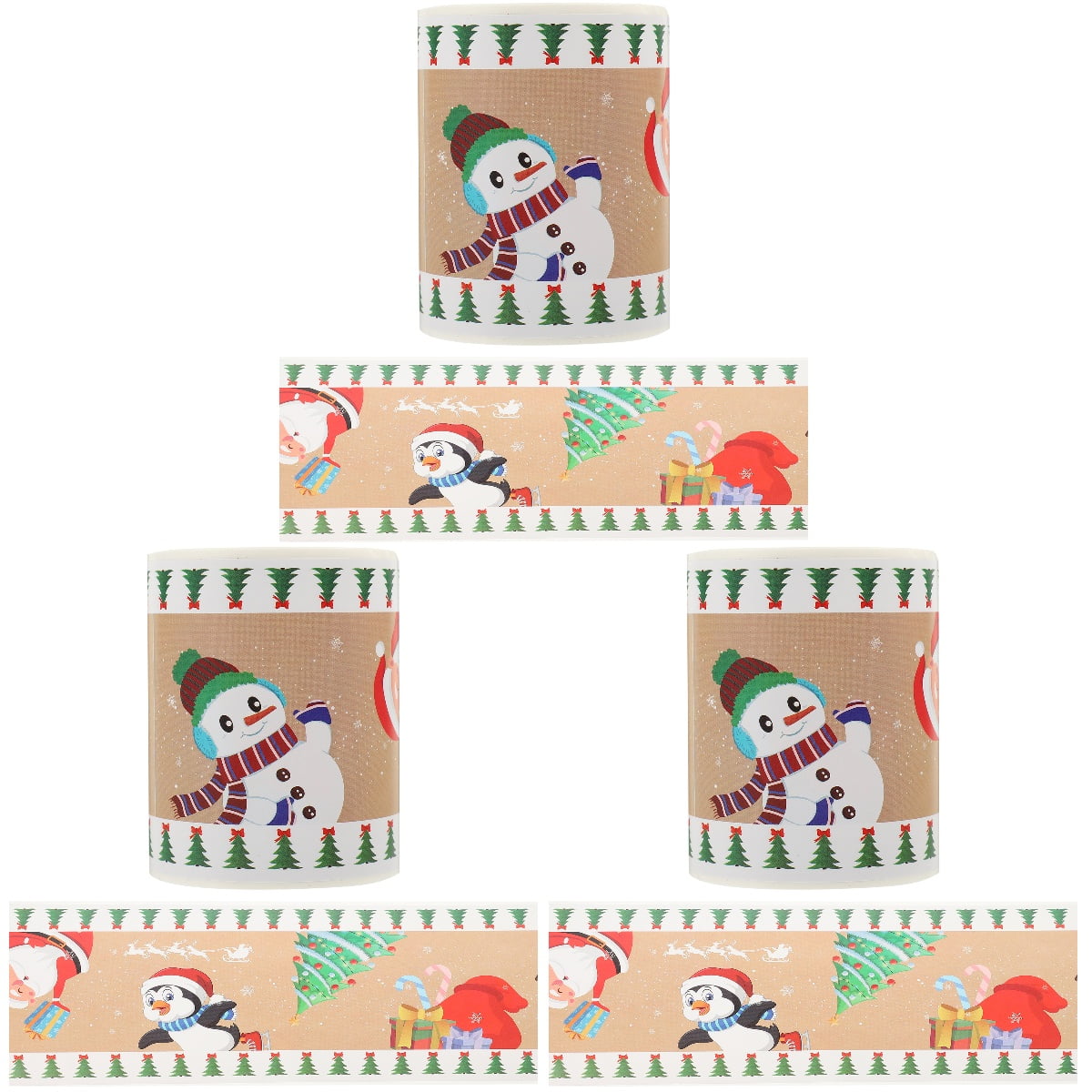 Jiyike 3 Rolls of Decorative Border Paper Wear-resistant Border Trim ...