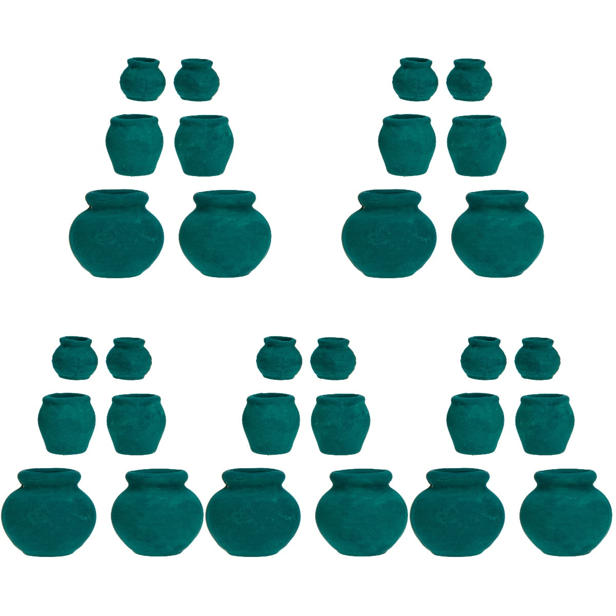 Jiyike 30 pcs Miniature Flower Pots Miniature Flower Containers ...