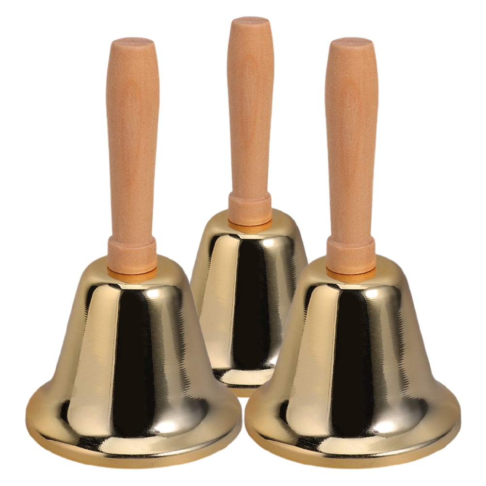 Jiyike 3Pcs Loud Hand Bell Hand Bells Dinner Bells Service Bell For ...