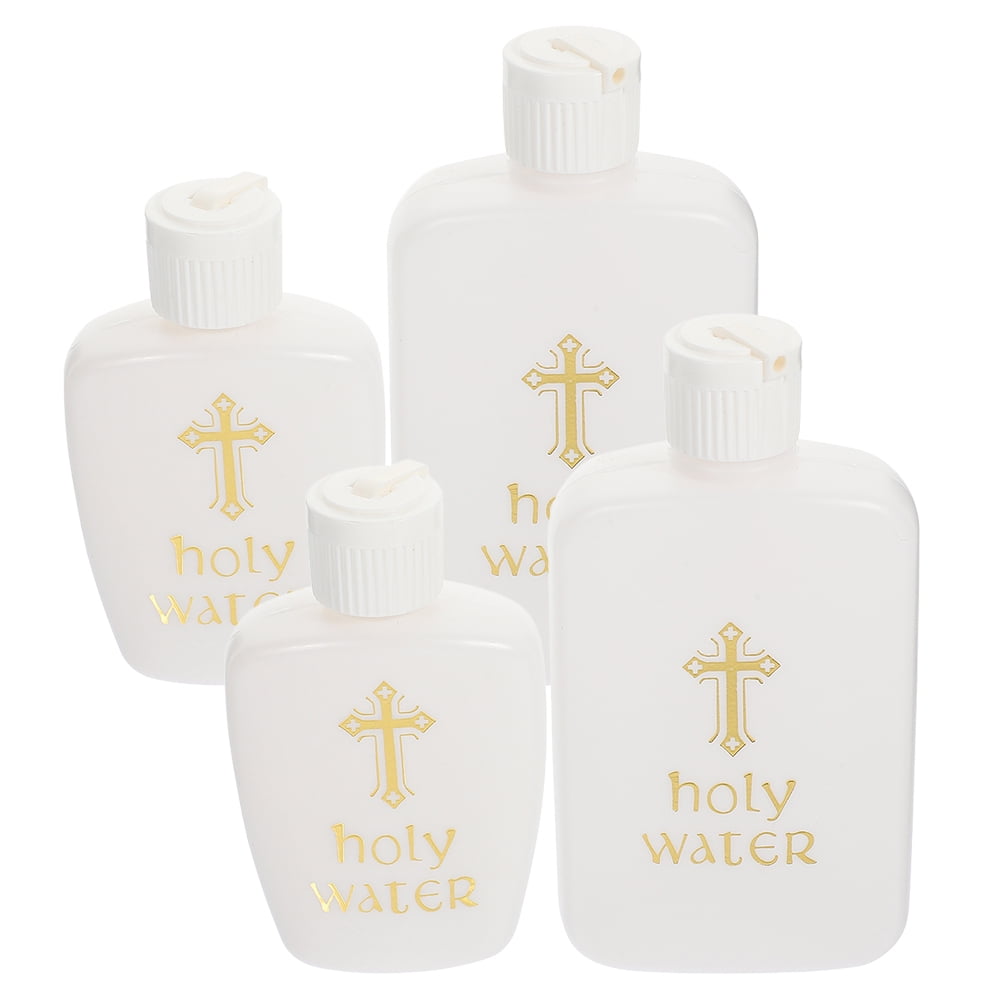 Jiyike 4Pcs Empty Plastic Holy Water Bottles Delicate Holy Water ...