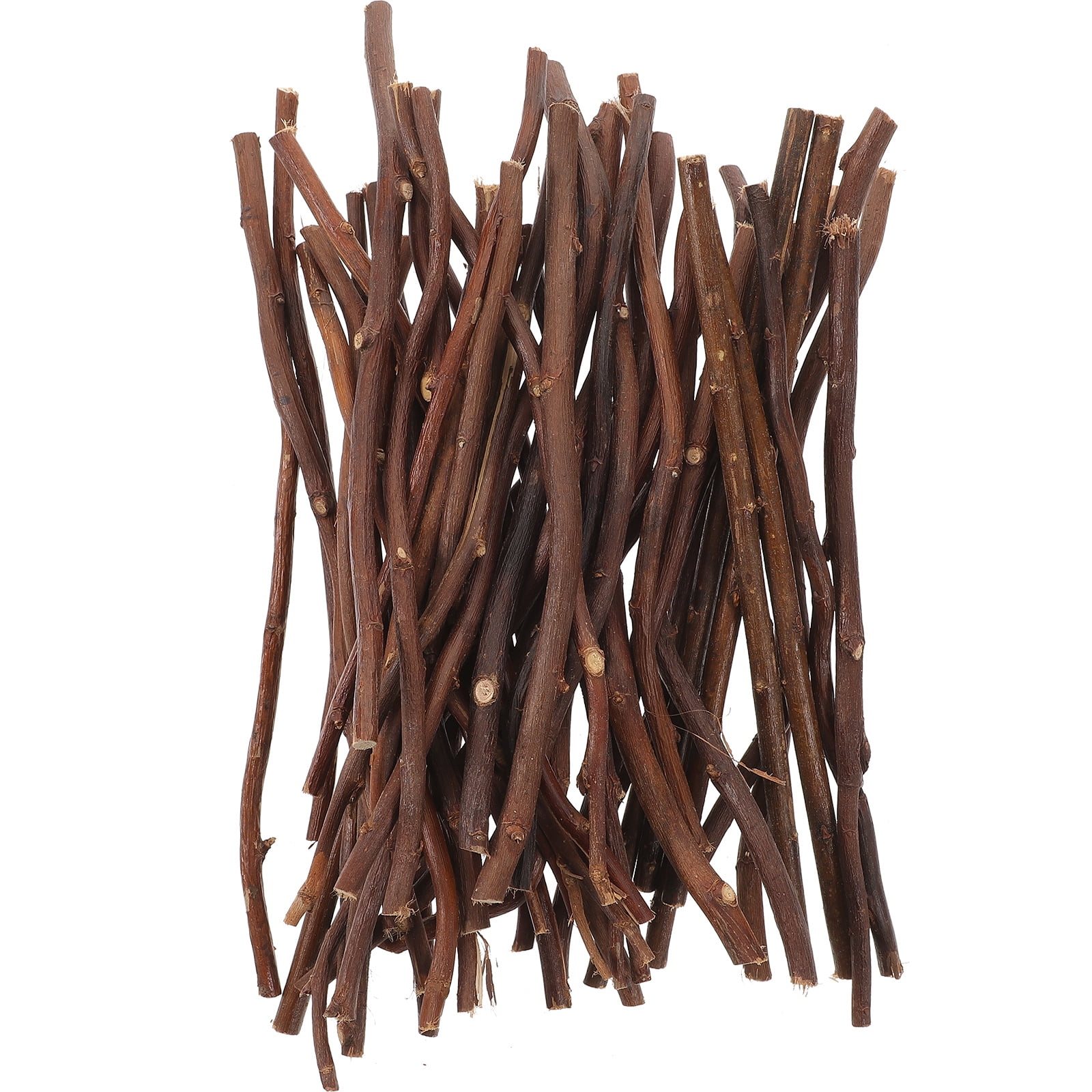 Jiyike 50pcs Wood Twigs Sticks DIY Crafts Photo Props Craft Wood Sticks ...