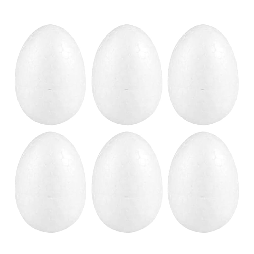 Jiyike 6Pcs Fake Eggs DIY Fake Eggs Fake Eggs Decoration Fake Chicken ...