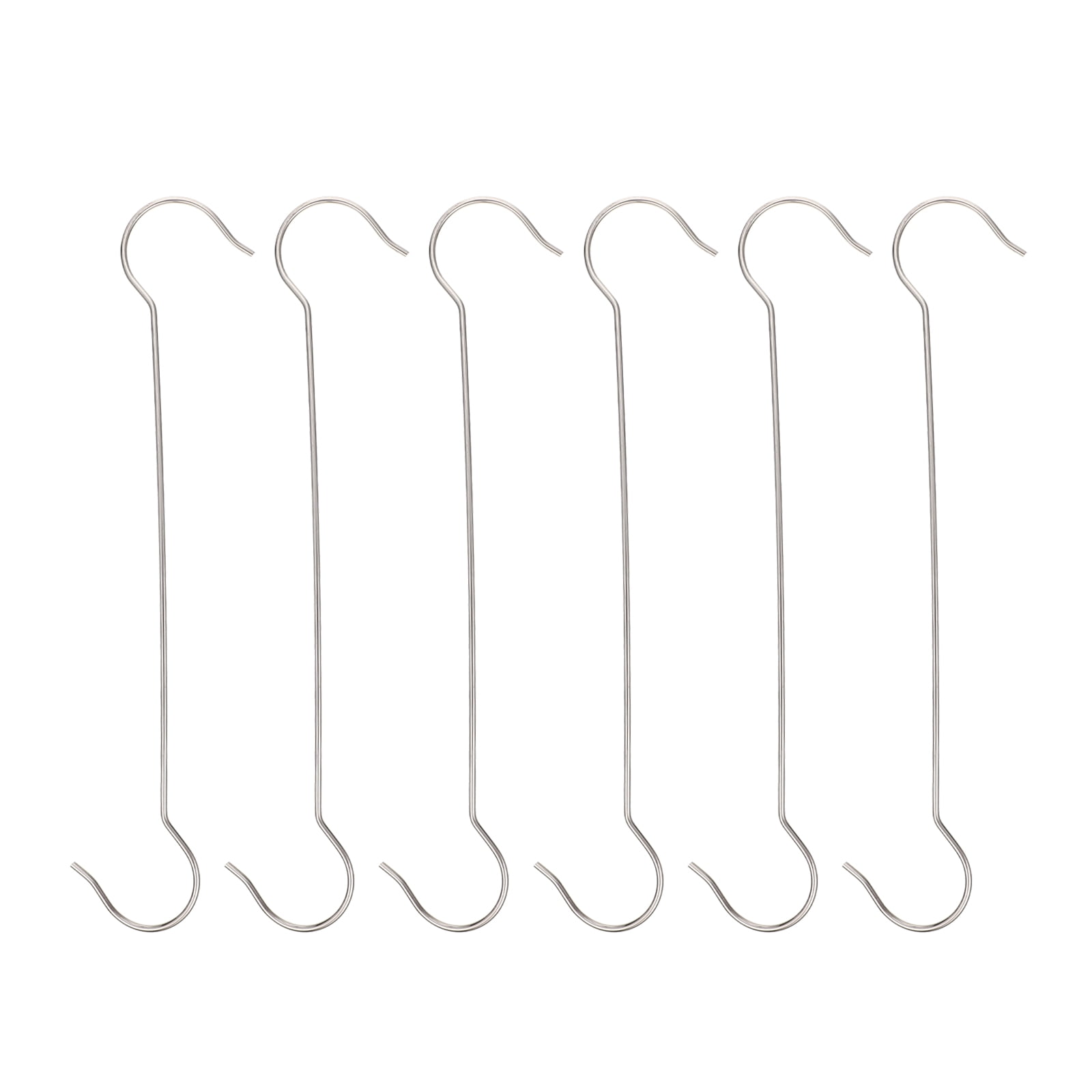 Jiyike 6Pcs Heavy Duty S Hooks for Hanging Plant Bird Feeder Hooks ...