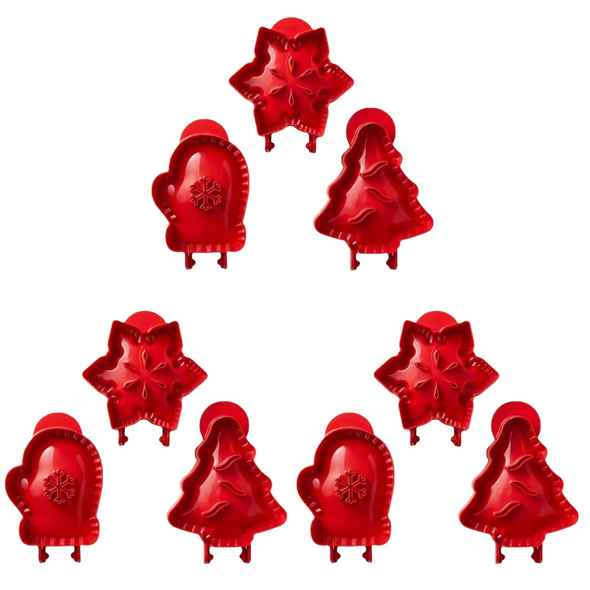 Jiyike 9 pcs Pie Baking Mold Nonstick Pie Mold Fruit Shaped Cooking ...