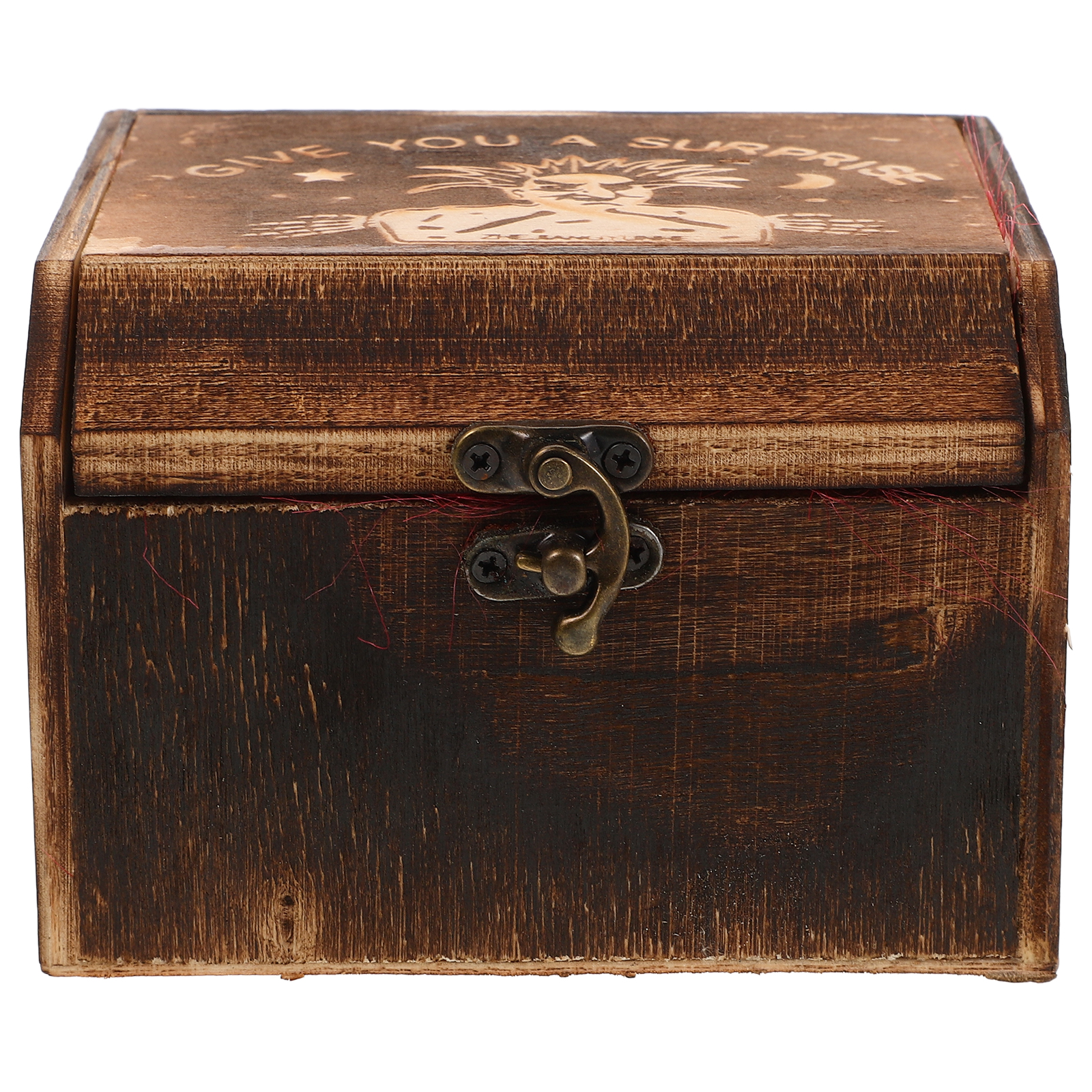 Jiyike Box Funny Shocking Toys Wooden Joke Scary Prop with Sound and ...