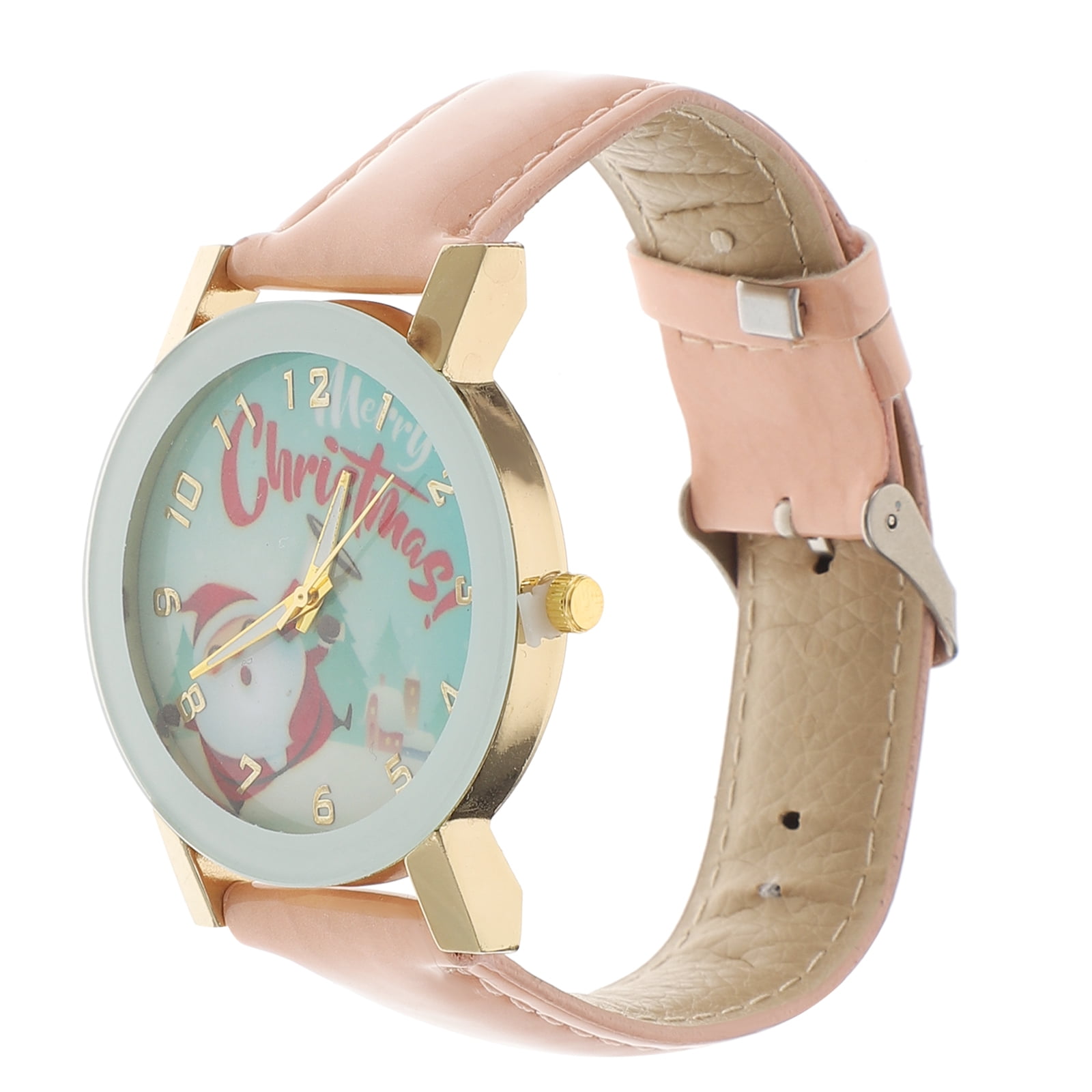 Jiyike Christmas Santa Claus Watch Elegant Quartz Wristwatch Beautiful ...