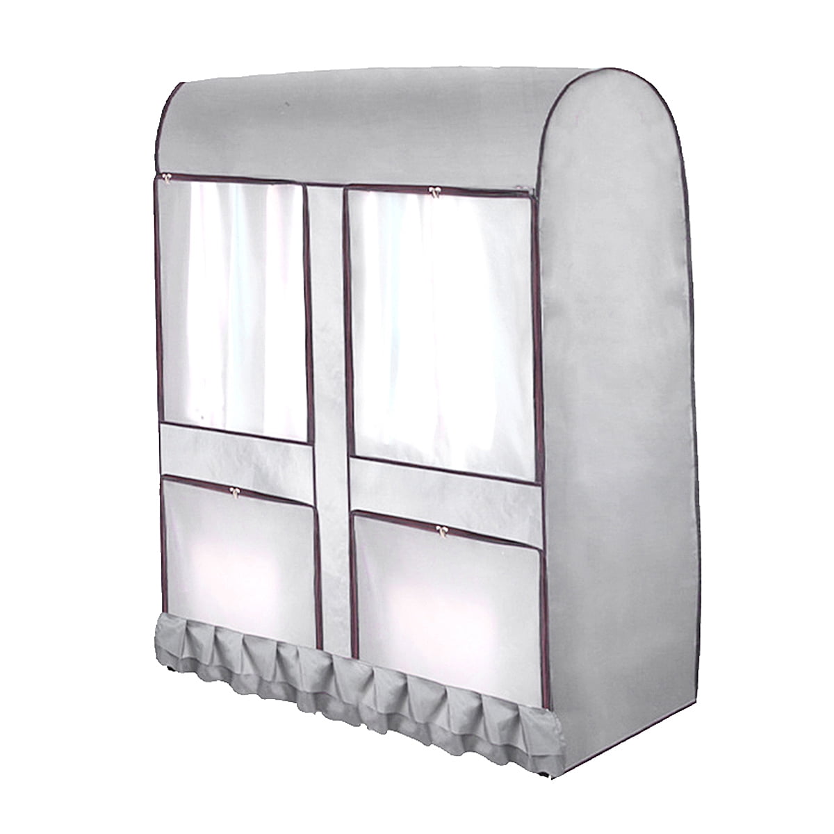 Jiyike Clear Wardrobe Cover Clothes Cover Oxford Clothing Rack Dust ...