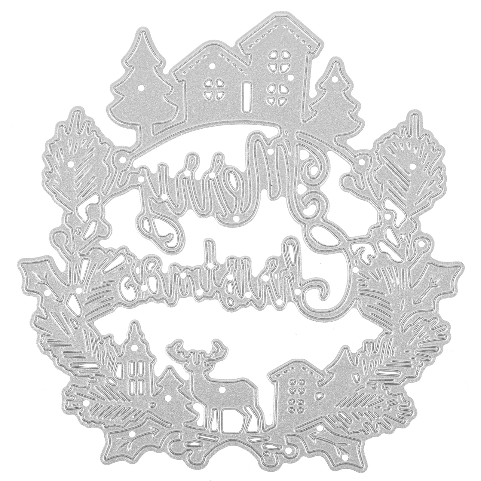 Jiyike DIY Cutting Die Sturdy Carbon Steel Die Cut Christmas Themed ...