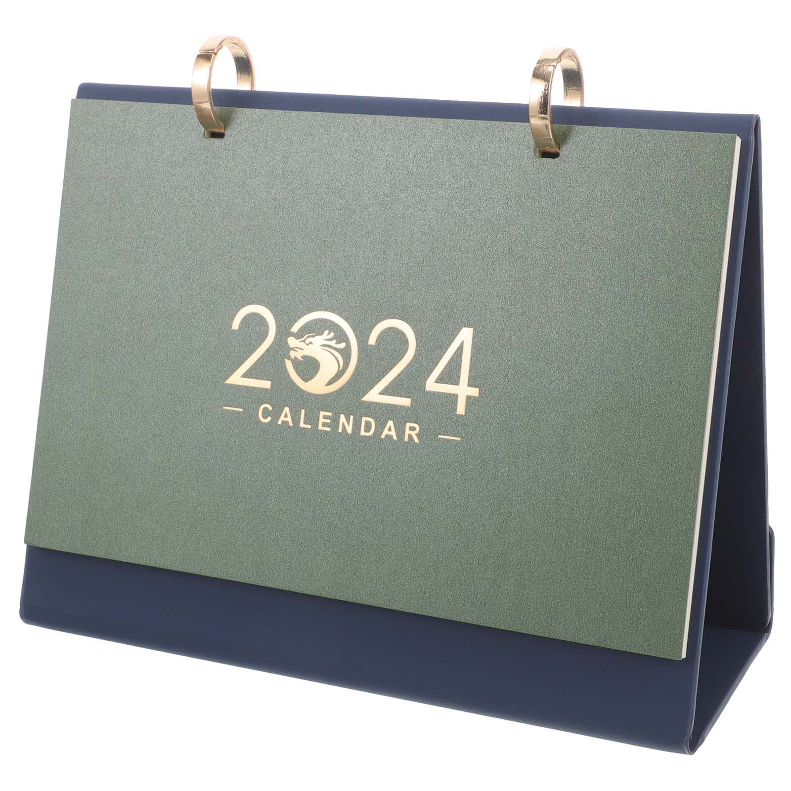 Jiyike Desk Calendar Paper Calendar Decor Portable Calendar English ...