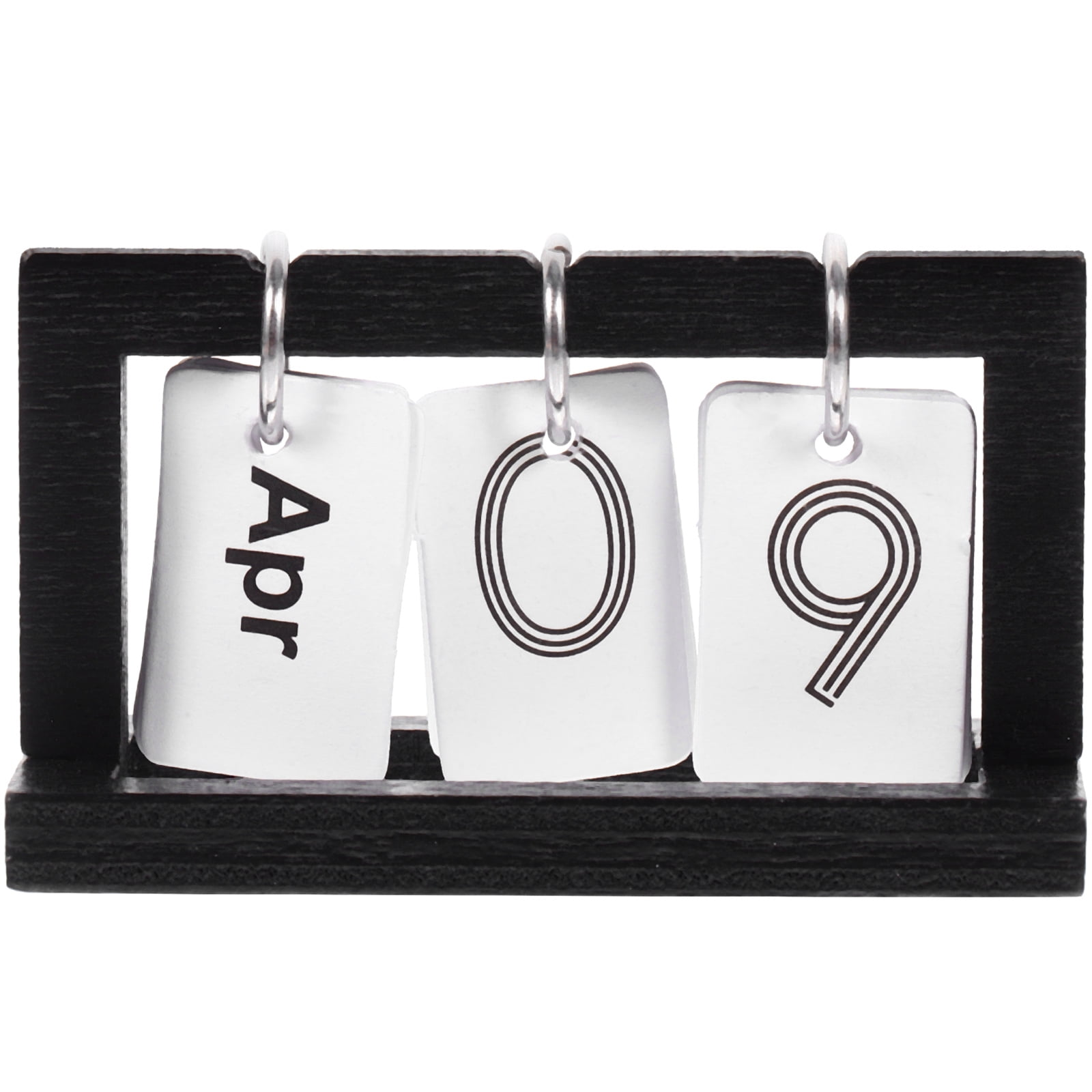 Masteelf 1Pack Black Mini Desk Calendar Model for Collectors Bedroom ...