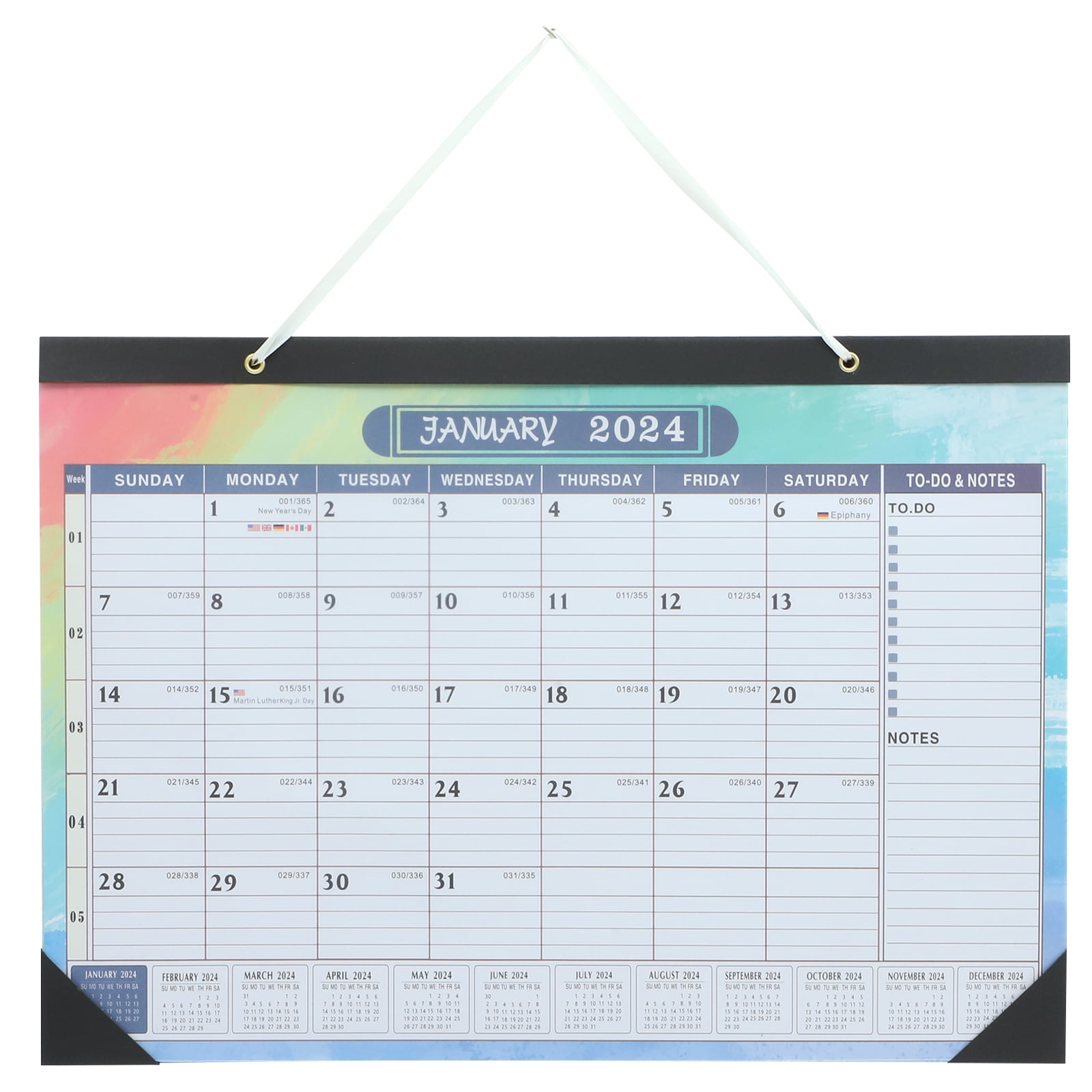 Jiyike Wall Calendar for Organizing Countdown Calendar Hanging Calendar ...