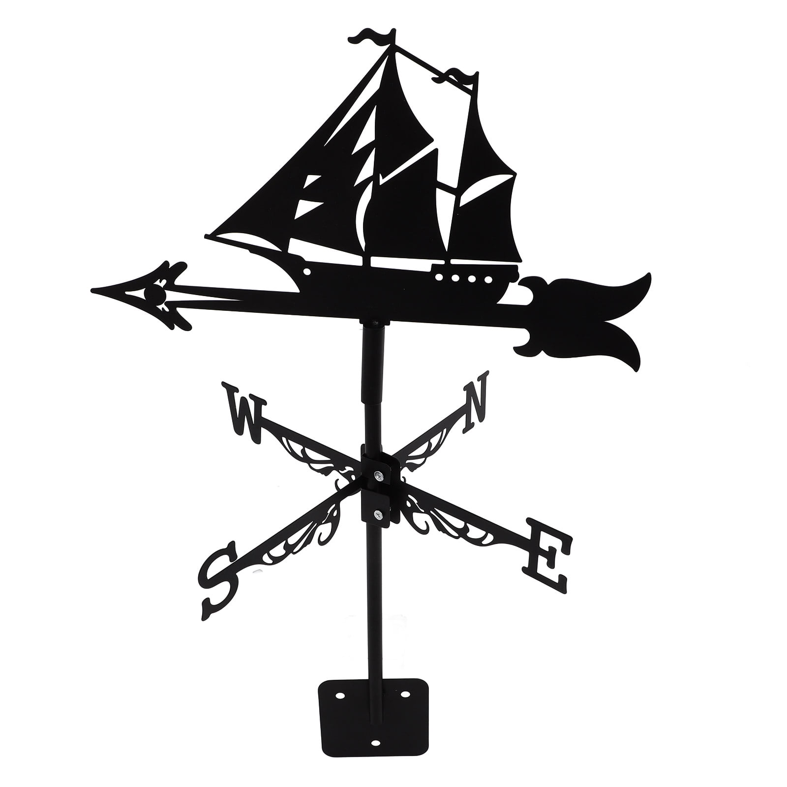 Jiyike Weathervane Wind Direction Indicator Garden Weather Vane Roof ...