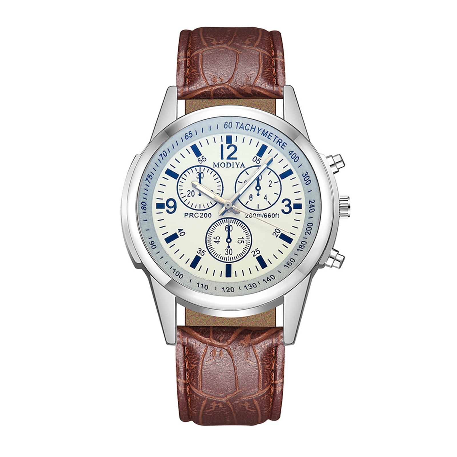 Jiyugala Watch for Men Sport Stainless Steel Case Belt Band Quartz ...
