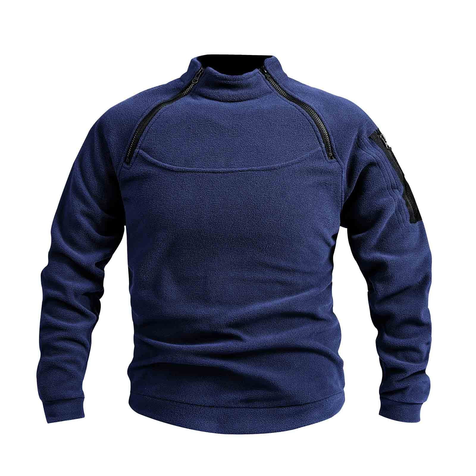 Jjayotai Clearance Tactical Fleece Jacket for Men, Military Thermal Pro ...