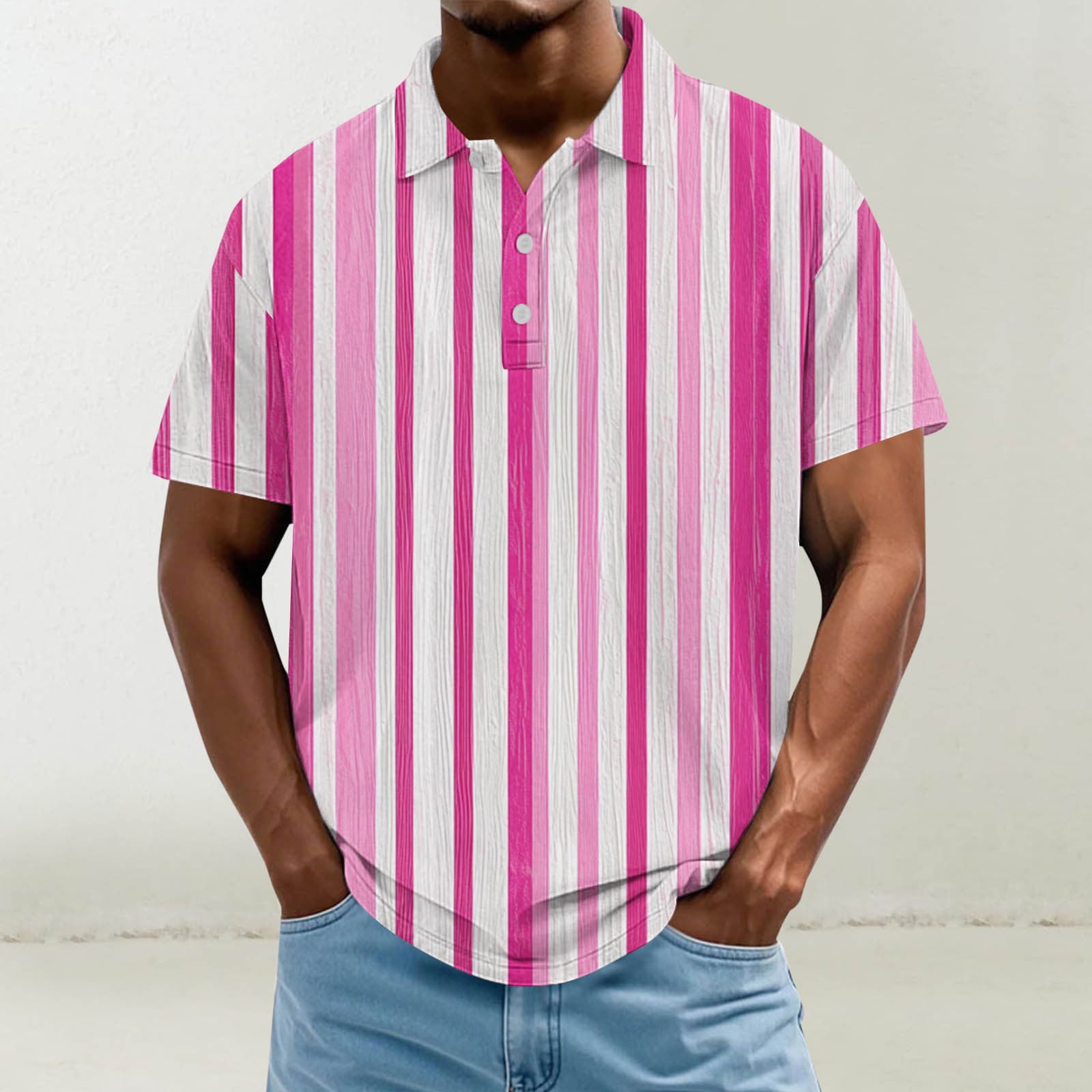 Jjayotai George Polo Shirts for Men Big and Tall, Men's Casual Fashion ...