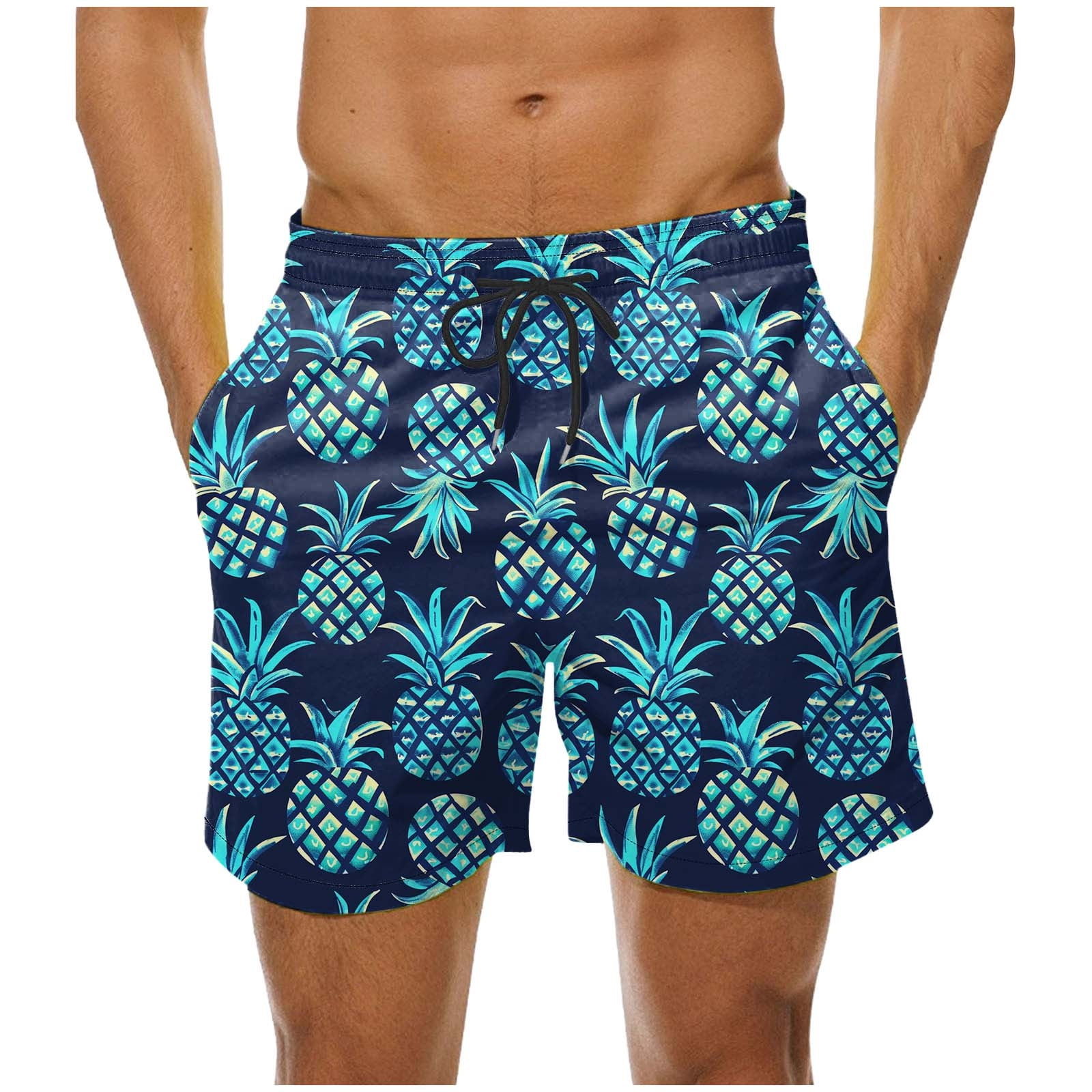 Jjayotai George Shorts Men Above the Knee, Men's Swim Trunks, Beach ...