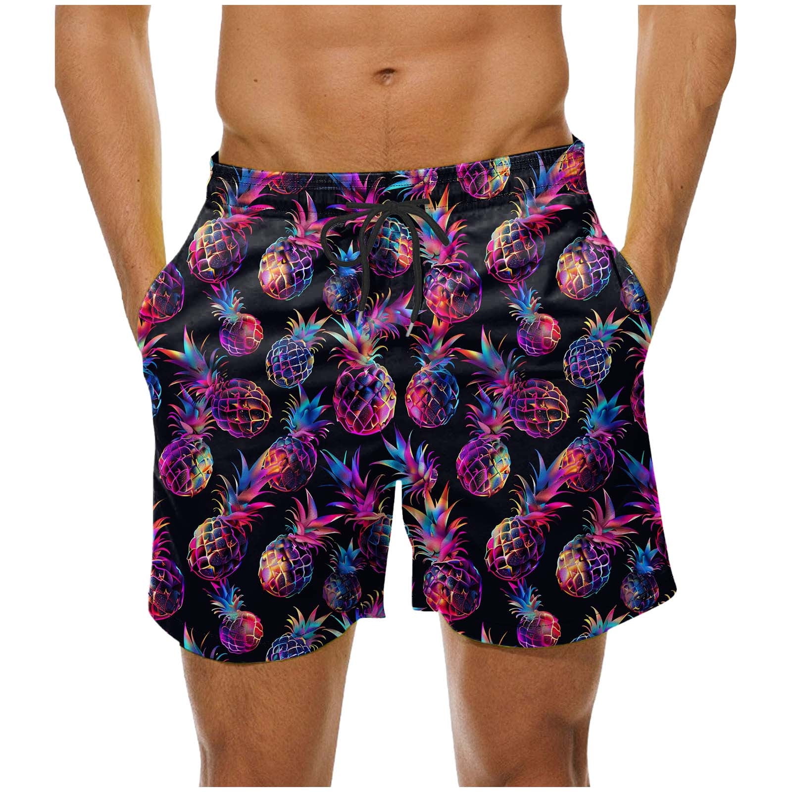 Jjayotai George Shorts Men Above the Knee, Men's Swim Trunks, Beach ...