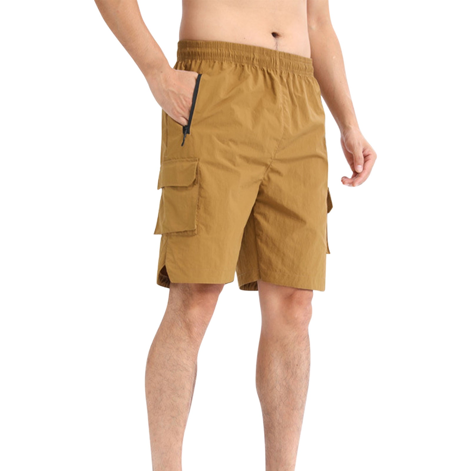 Jjayotai George Shorts for Men, Mens Cotton Loose Drawstring Cargo ...