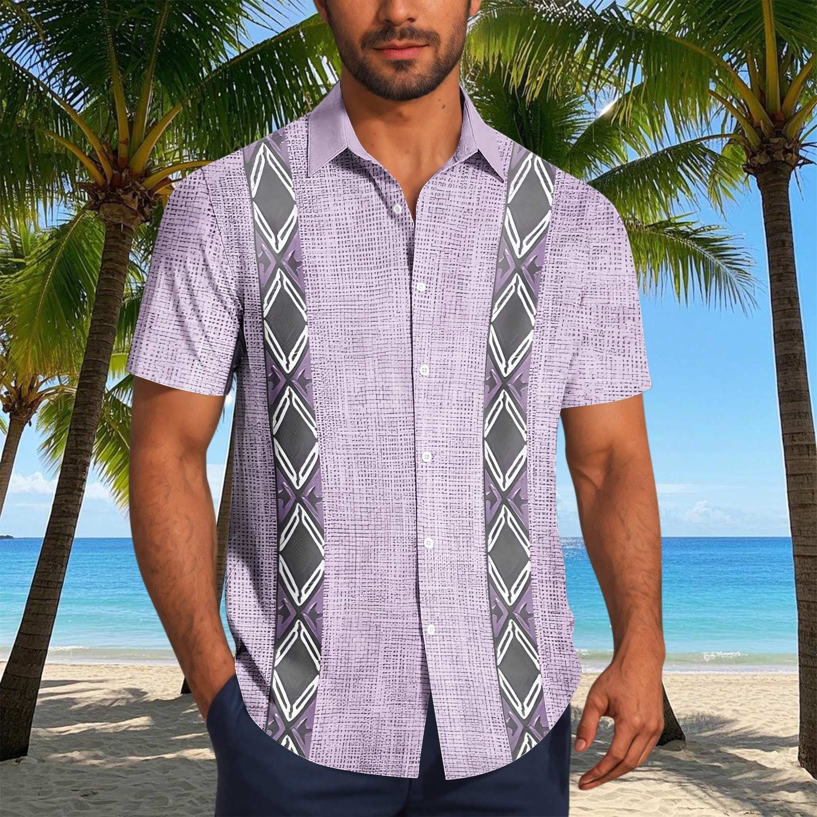 Jjayotai Mens George Tee Shirts, Men's Casual Short Sleeve Shirt, Vintage Bowling Shirt, Cuba ...